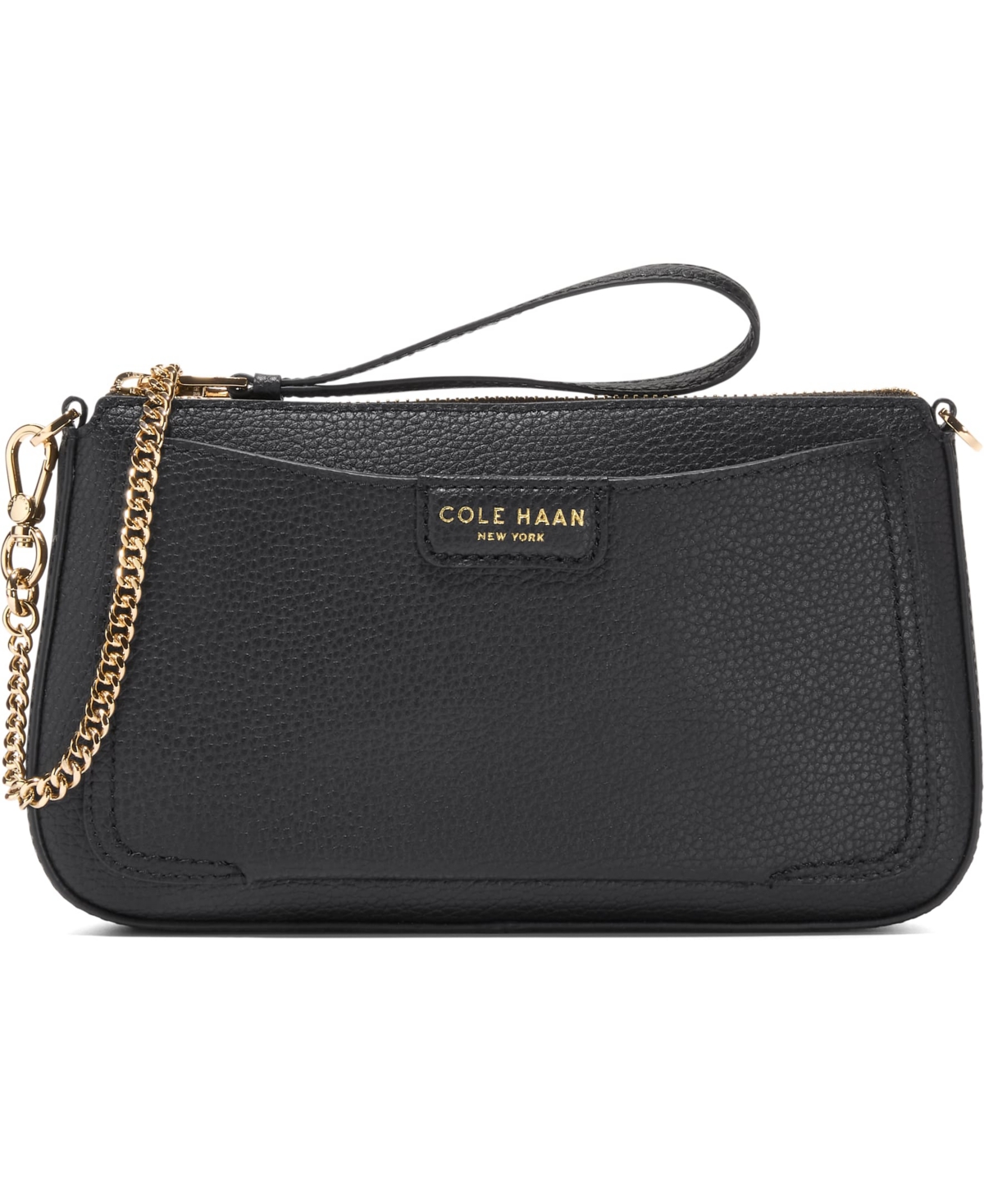 Click here for Cole Haan Leighton Small Clutch Crossbody Bag - Bl... prices