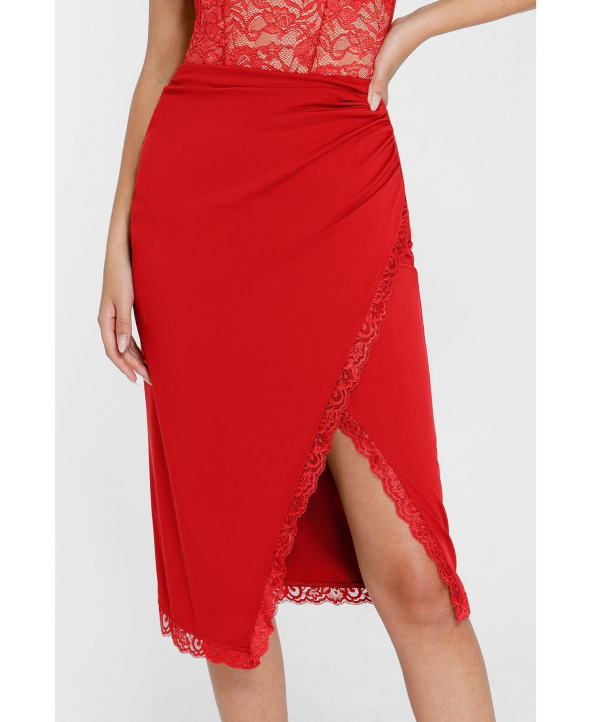 Click here for Popilush Womens Shapewear Slimming Lace Trim Midi... prices