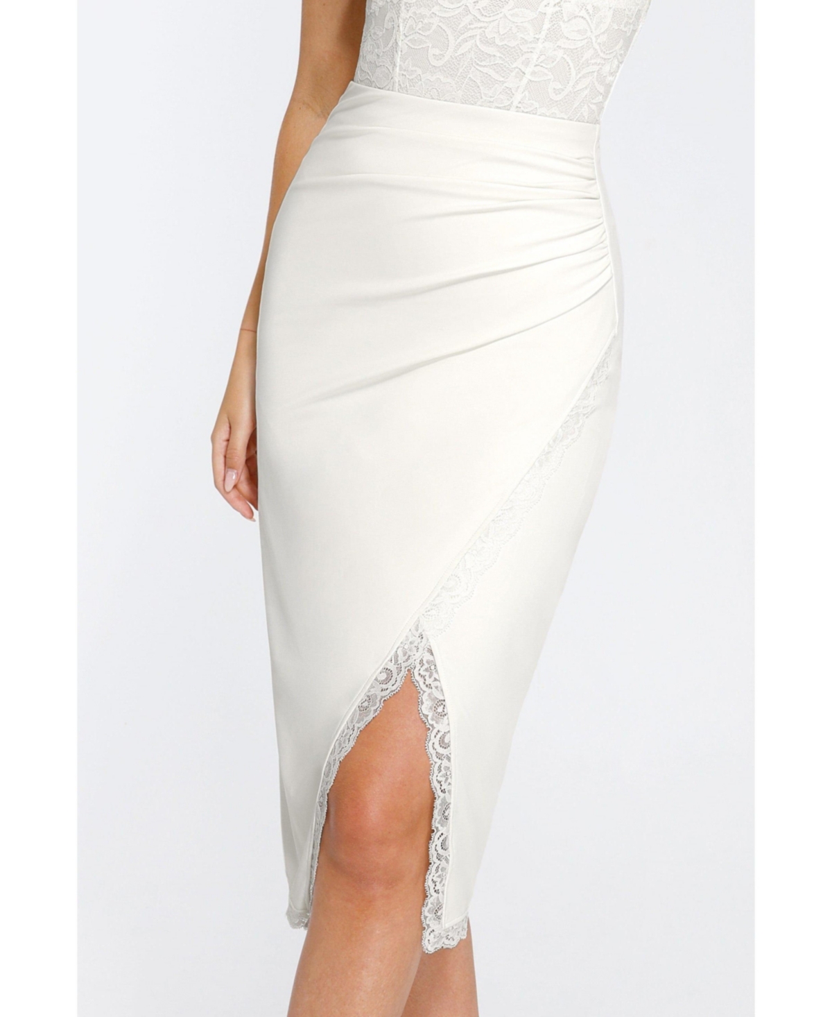 Click here for Popilush Womens Shapewear Slimming Lace Trim Midi... prices