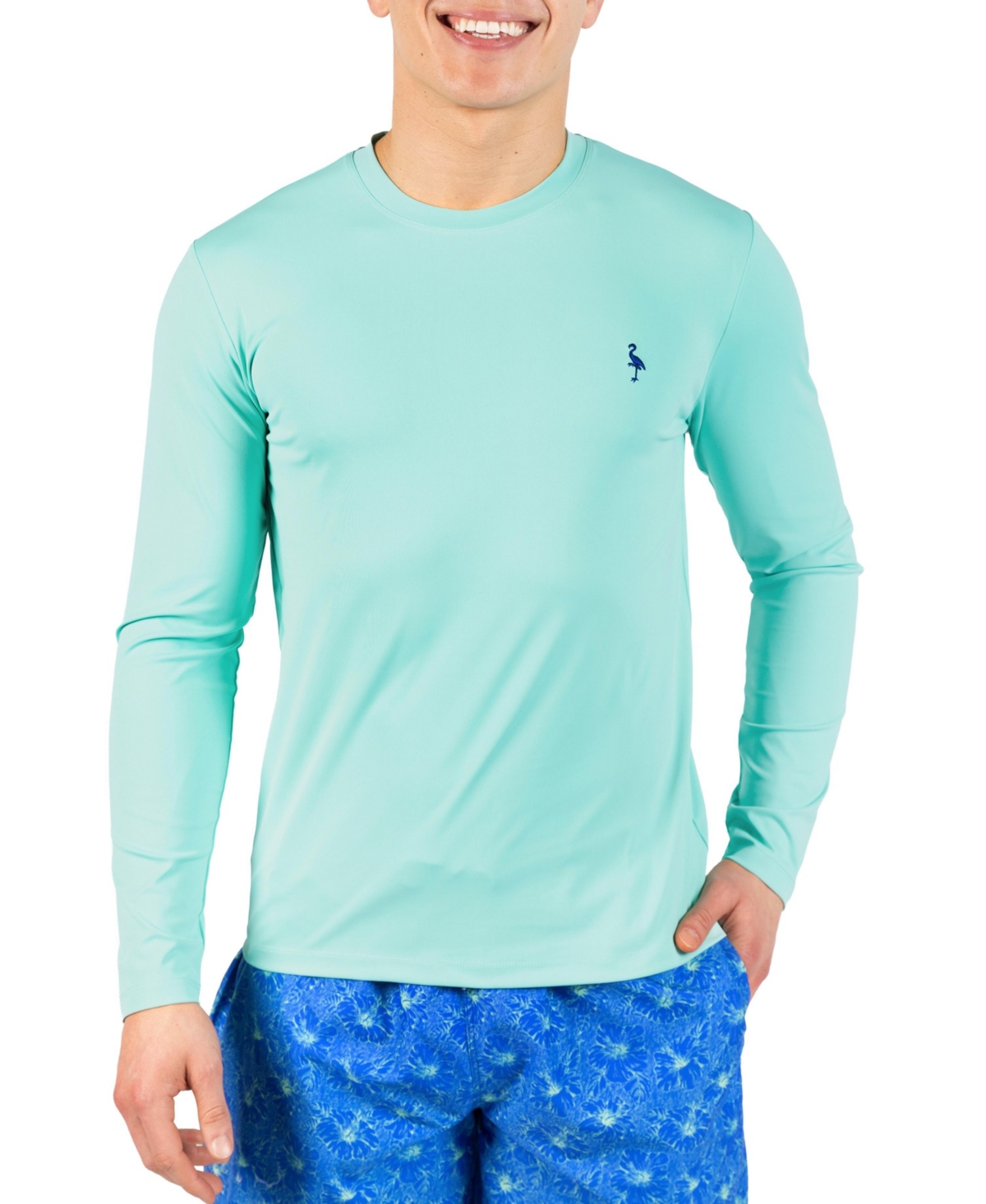 Click here for TailorByrd Mens Solid Long Sleeve Rashguard - Spea... prices