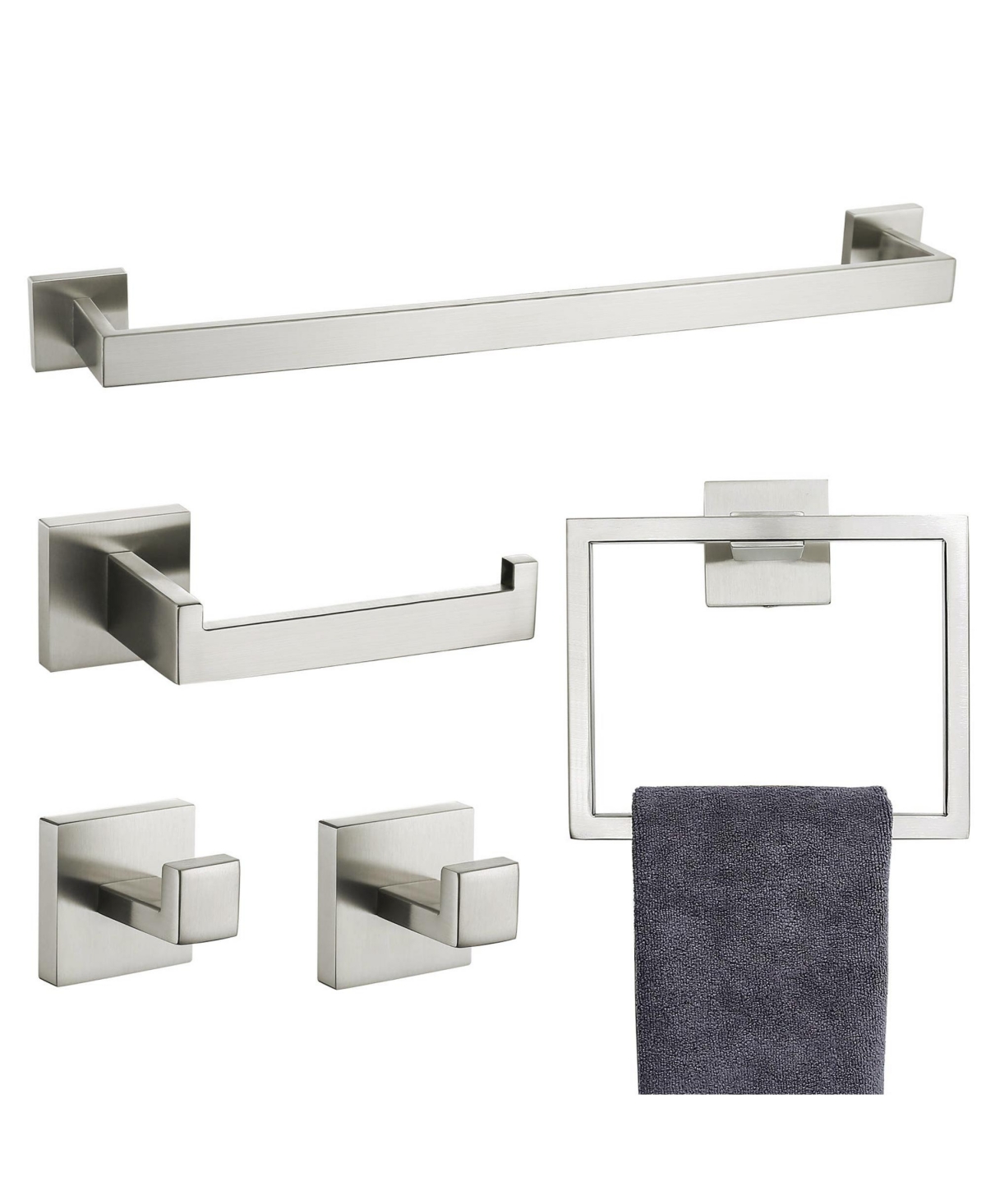 Click here for Rainsken 5 Pieces Bathroom Hardware Set  Towel Bar... prices