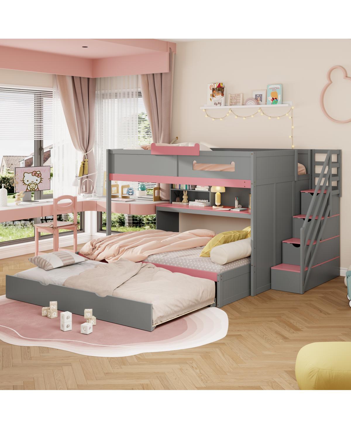 Click here for Streamdale Furniture Full Over Full Bunk Bed with... prices