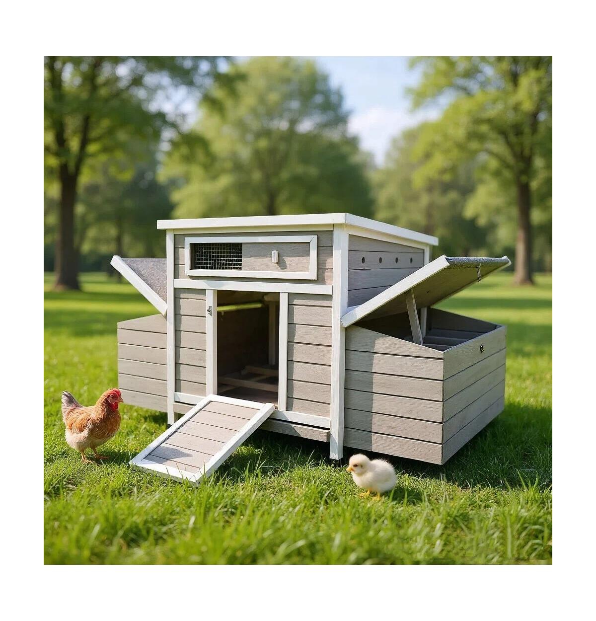 Click here for Mondawe 58" Fir Wood Outdoor Storage - Light... prices