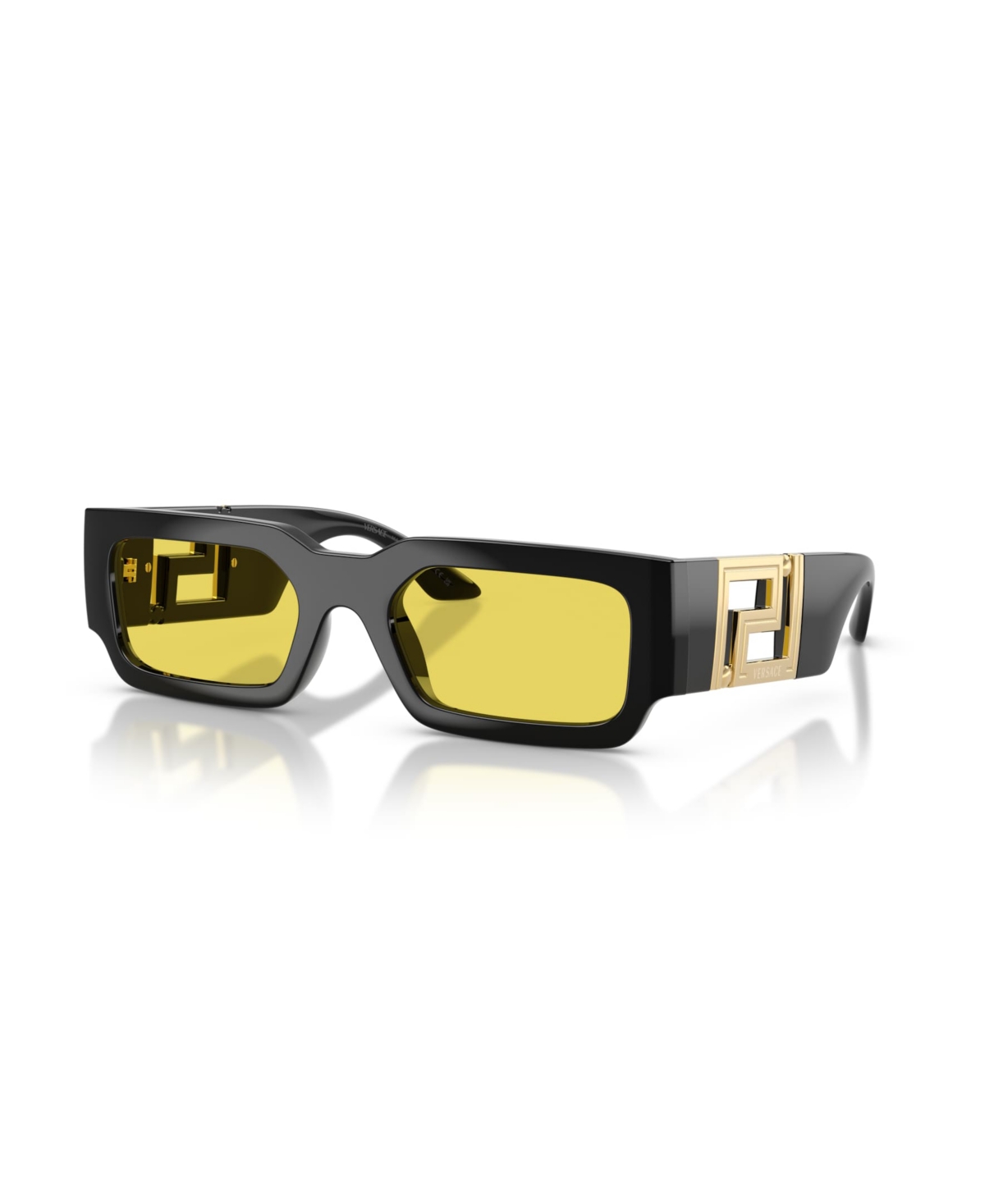 Click here for Versace Mens Rectangle Sunglasses  VE4506U - Black prices