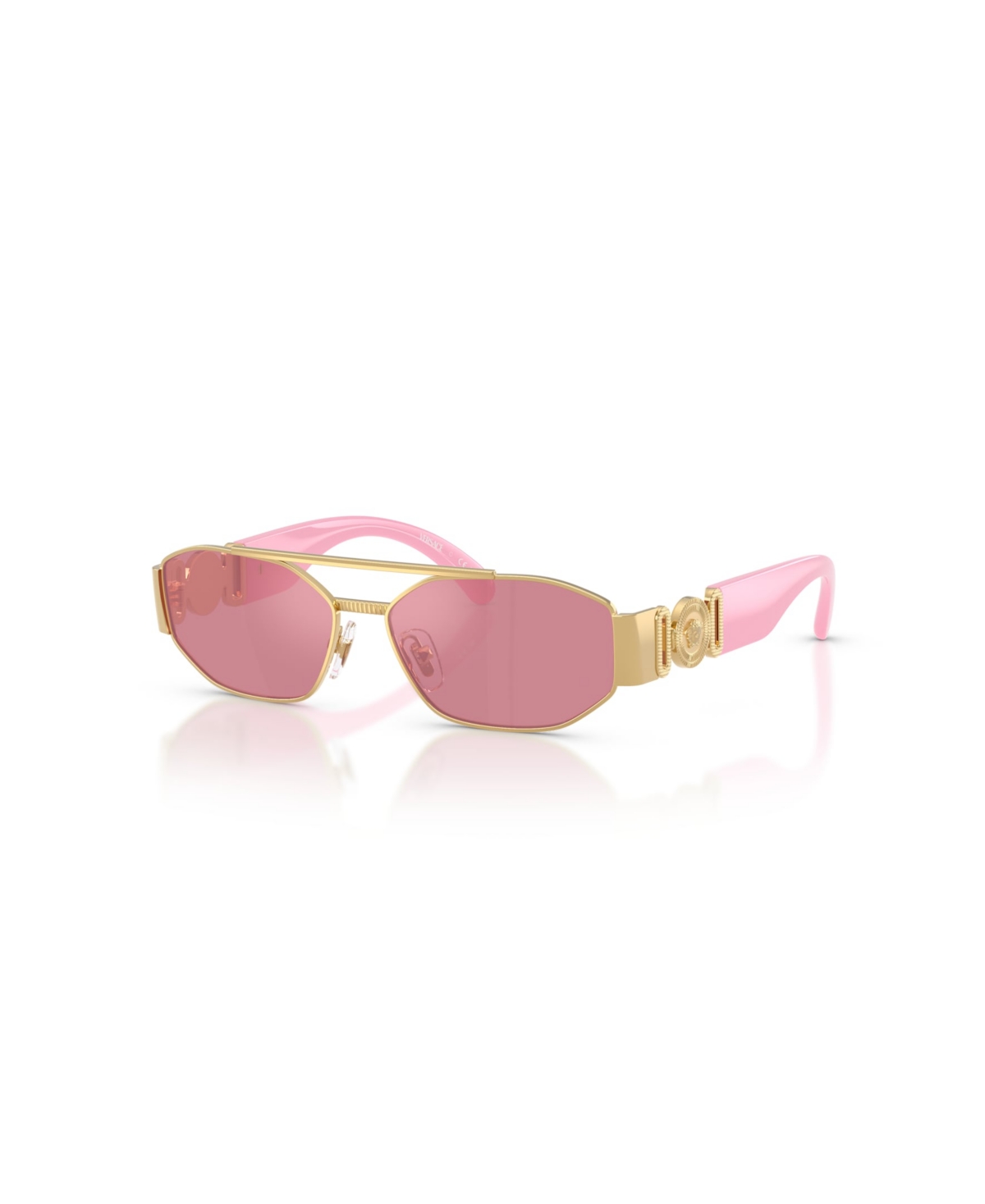 Click here for Versace Unisex Rectangle Sunglasses  VK2003 - Gold prices