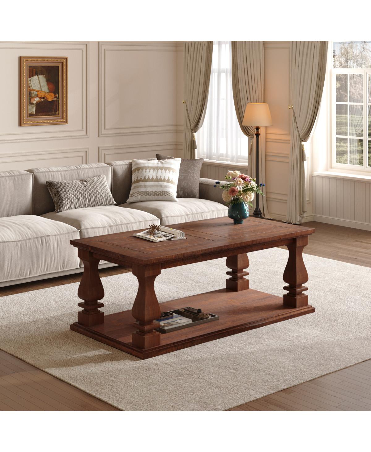 Click here for Streamdale Furniture Farmhouse Coffee Table  Rusti... prices