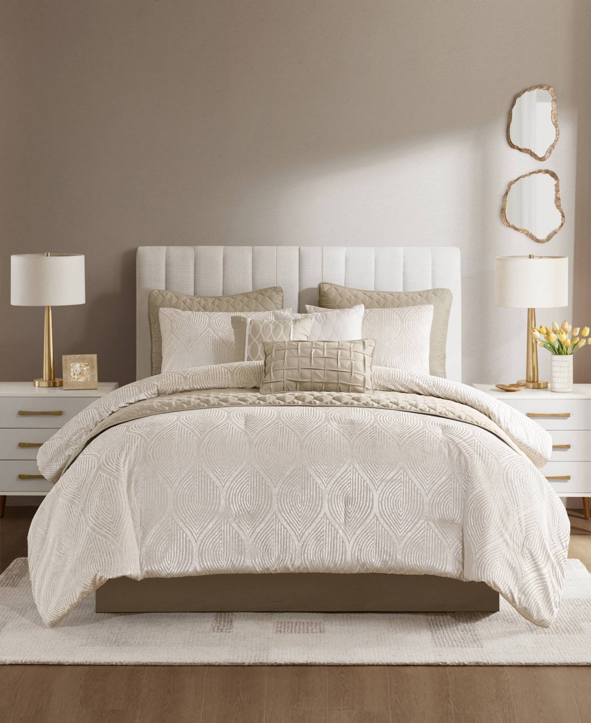 Click here for Madison Park Nocturne Jacquard 10-Pc. Comforter Se... prices