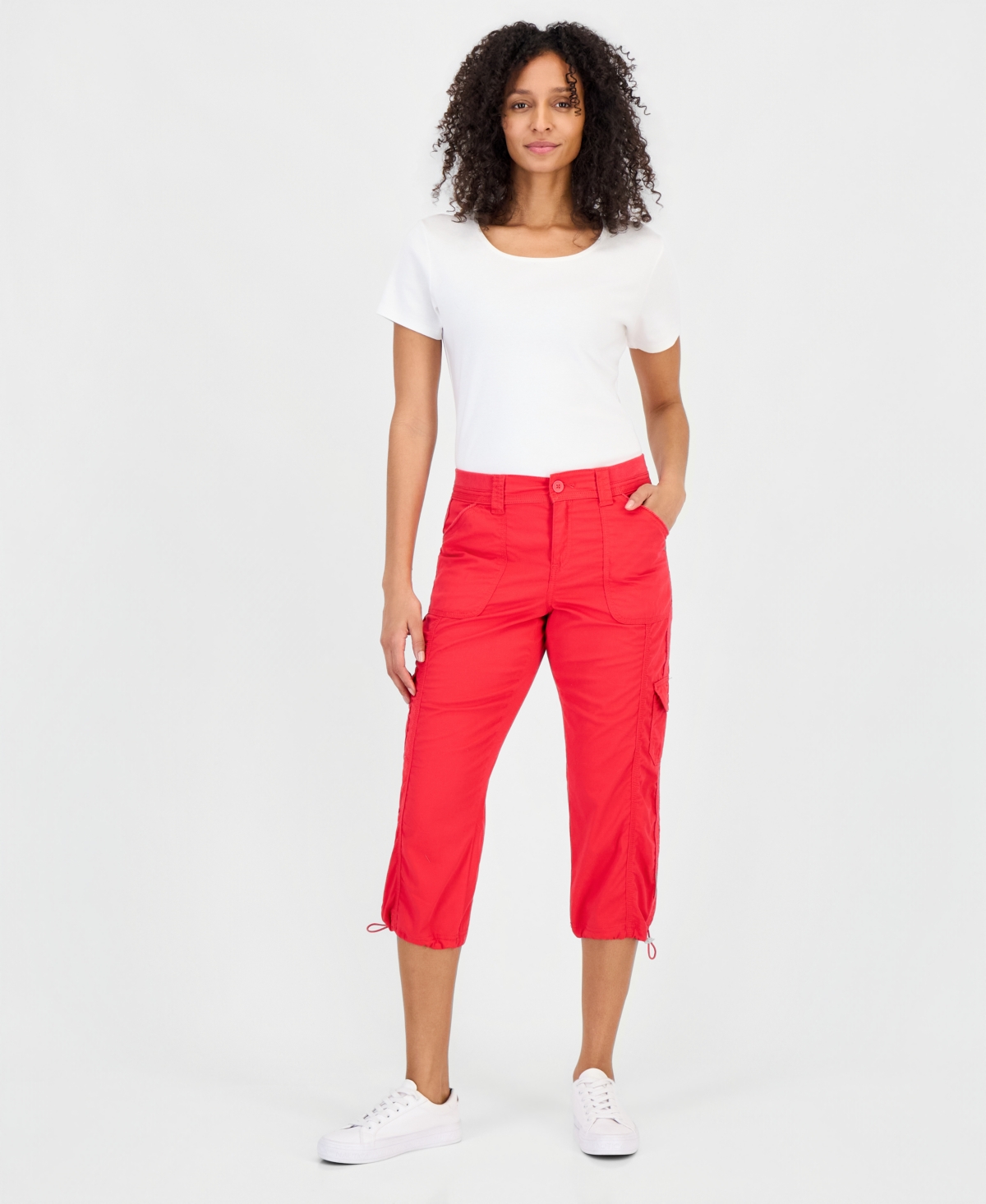 Click here for Style & Co Petite Mid-Rise Cargo Capri Pants  Excl... prices