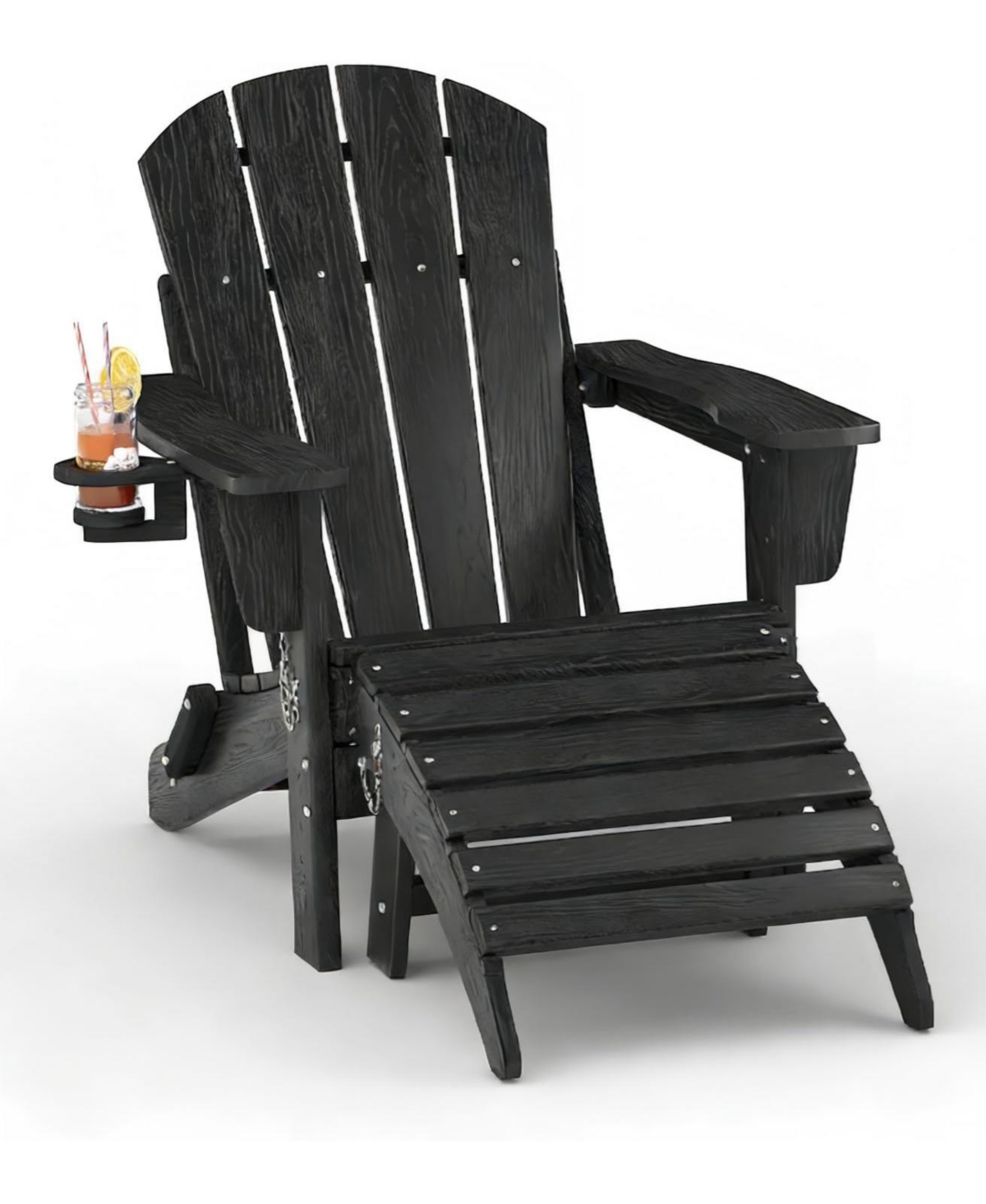 Click here for gaomon folding Adirondack chair with ottoman  Hdpe... prices