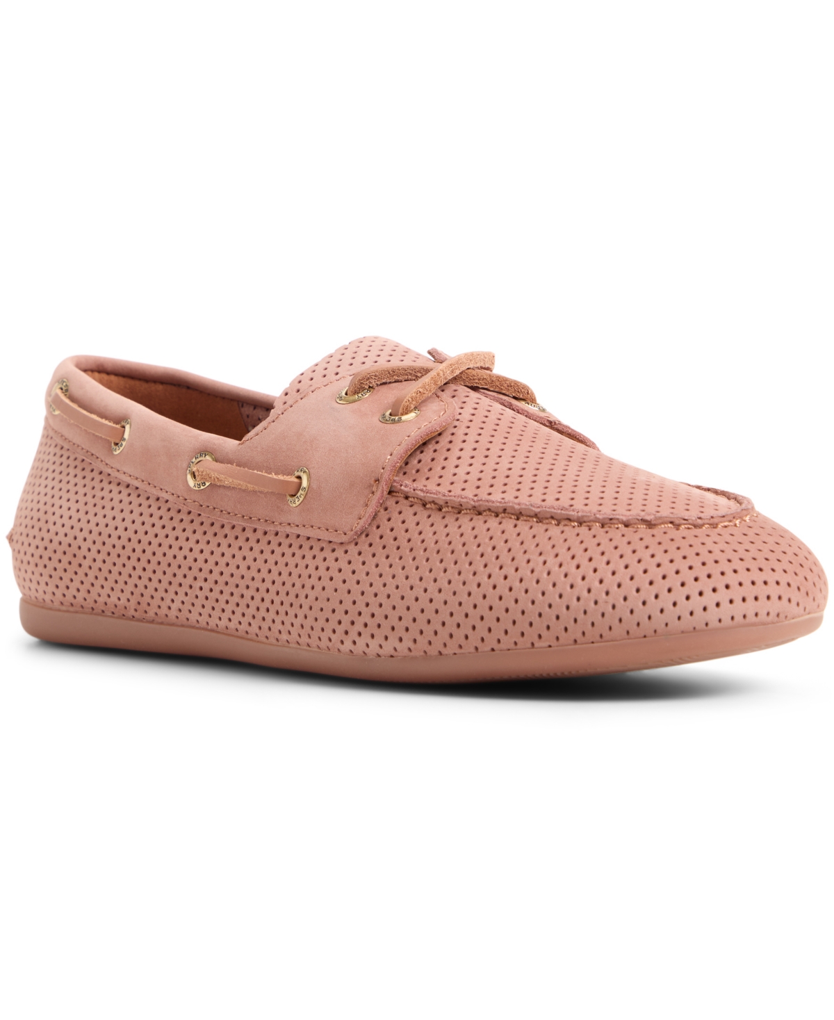 Click here for Sperry Womens Slim Round Toe Boat Shoes - Perf Ama... prices