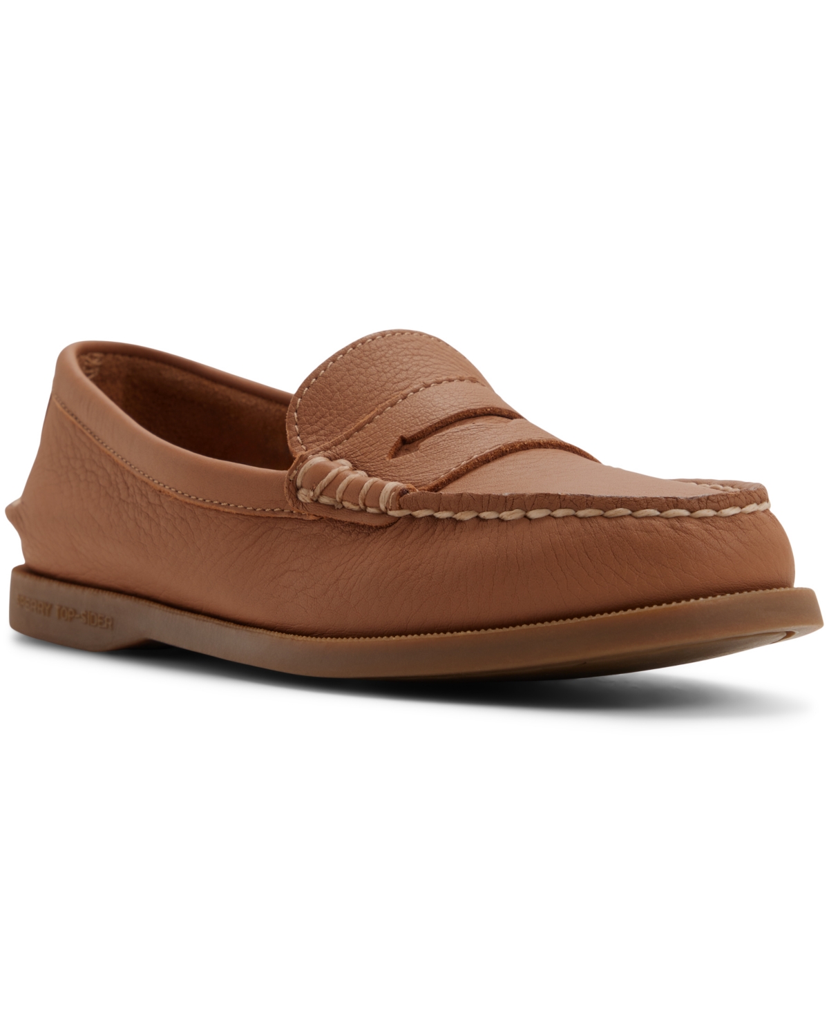 Click here for Sperry Womens Authentic Slip-On Loafers - Tan prices