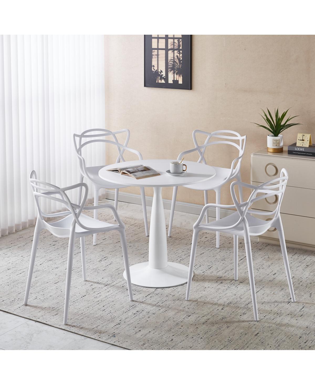 Click here for Streamdale Furniture 5pcs Dining Set  Metal Leg Ta... prices