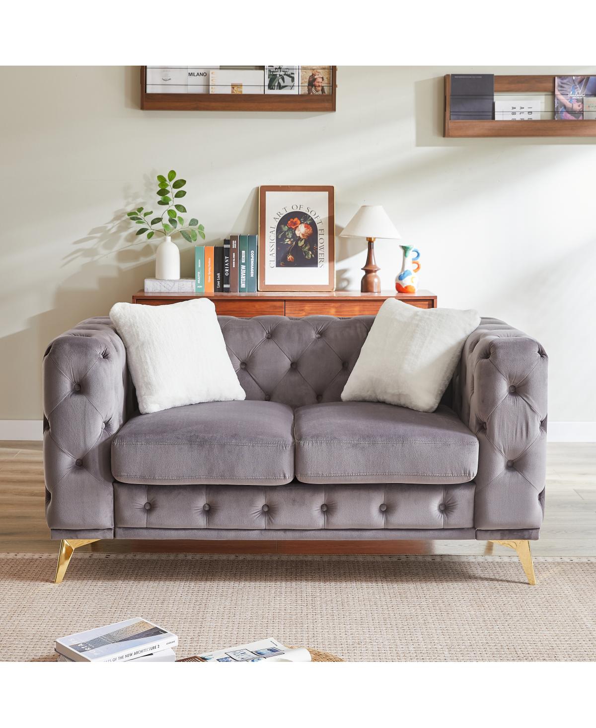 Click here for Streamdale Furniture 61.25" Deluxe Velvet Sof... prices