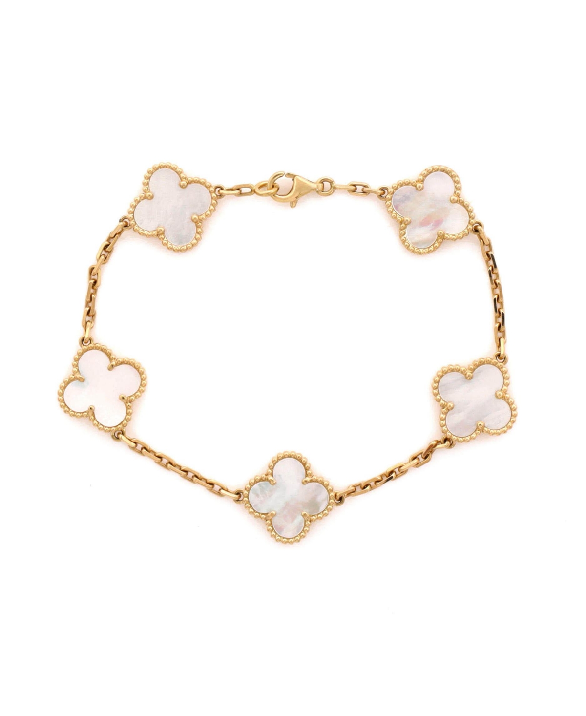 Click here for Pre-Owned Van Cleef & Arpels Vintage Alhambra 5 Mo... prices