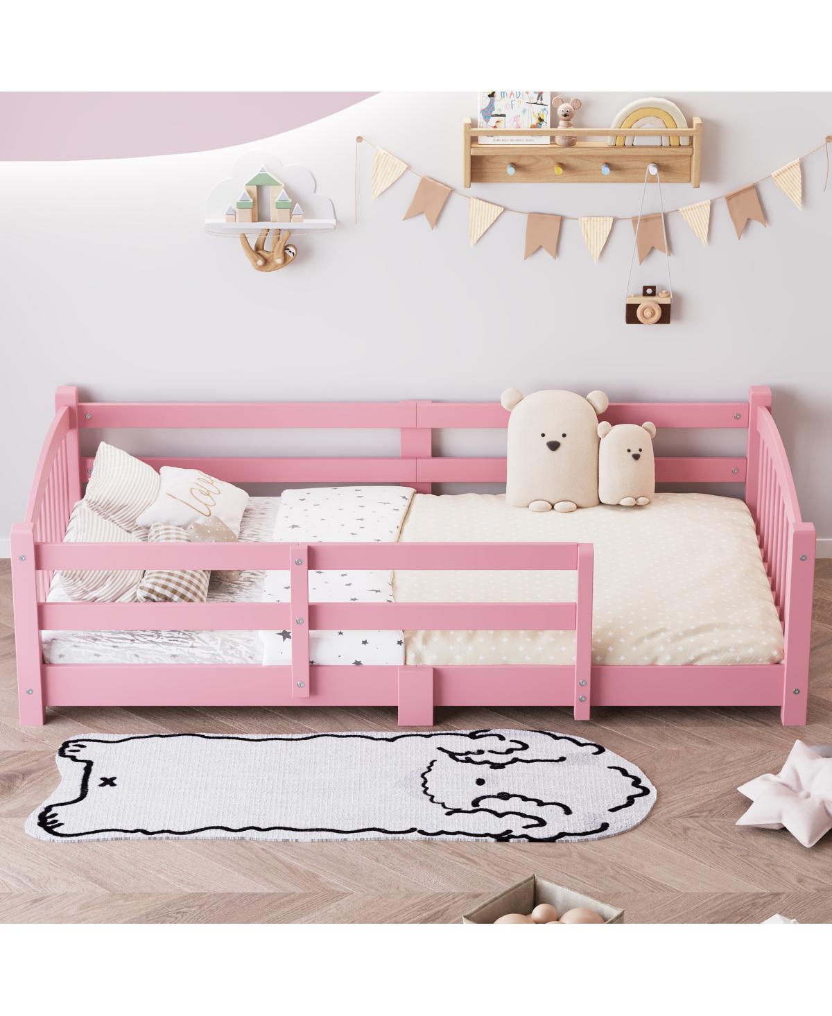 Click here for Streamdale Furniture Twin Montessori Floor Bed wit... prices