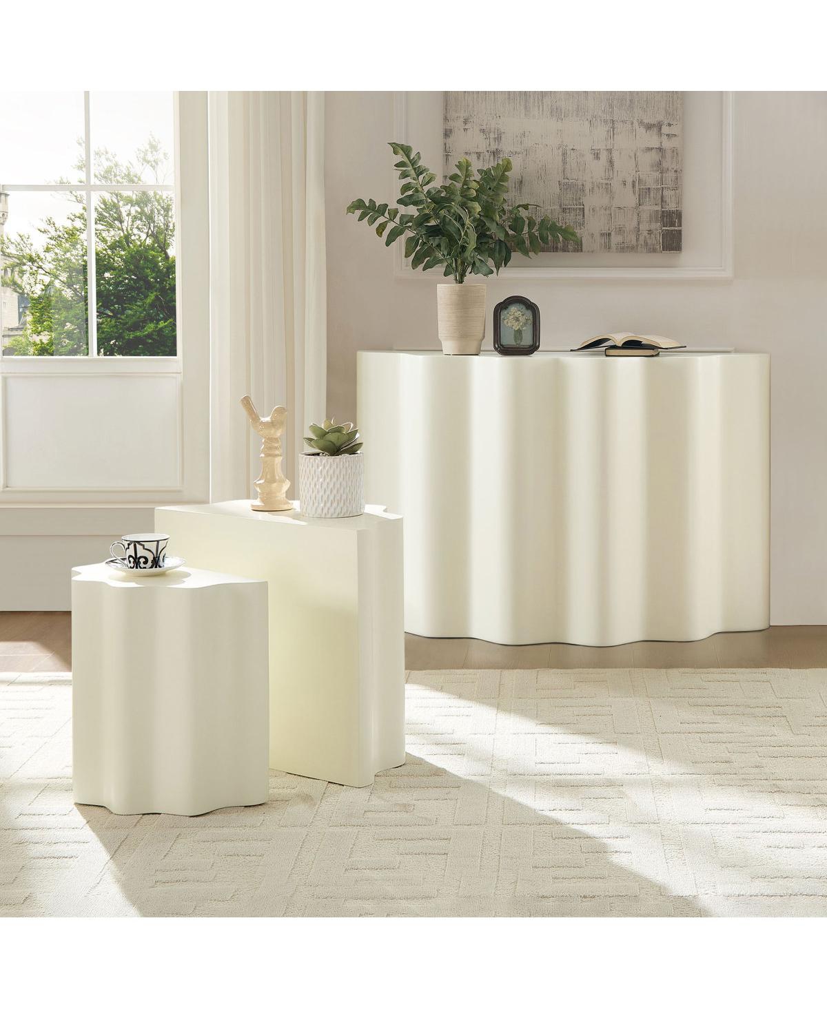 Click here for Streamdale Furniture Modern Fiberglass Wavy Edge C... prices