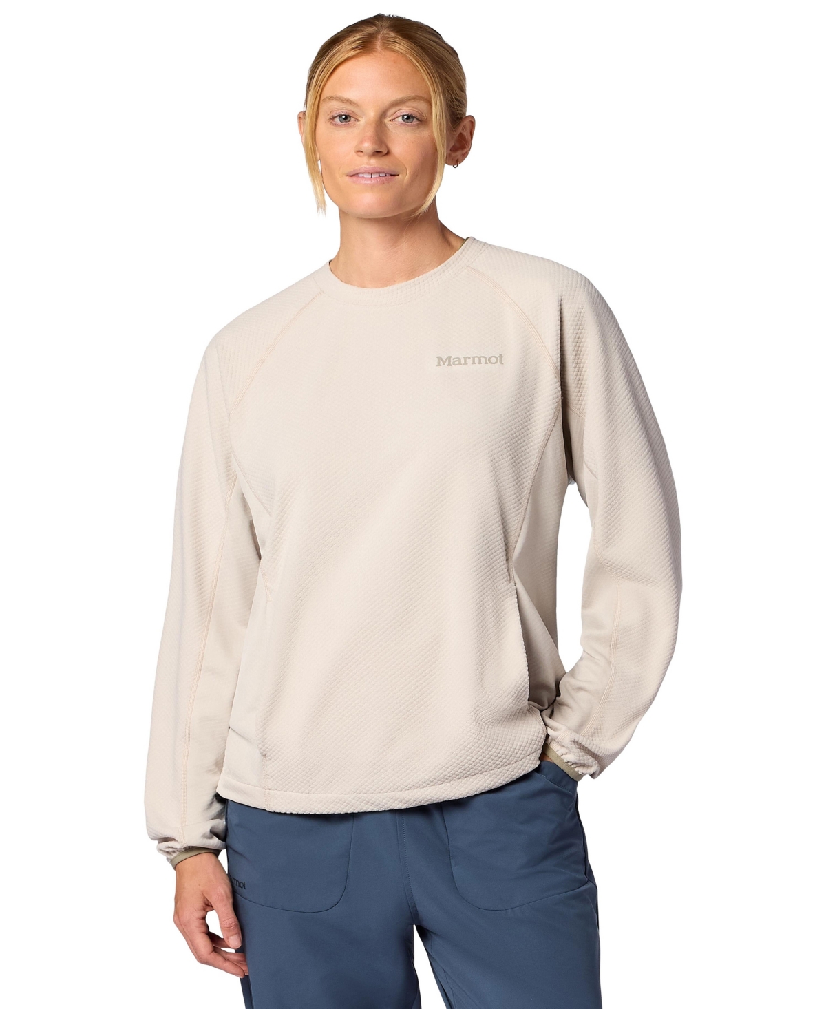 Click here for Marmot Womens Rockbound Pull-On Sweatshirt - Birch... prices