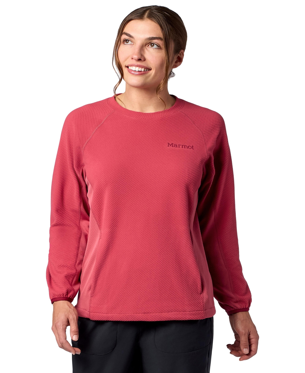 Click here for Marmot Womens Rockbound Pull-On Sweatshirt - Dried... prices