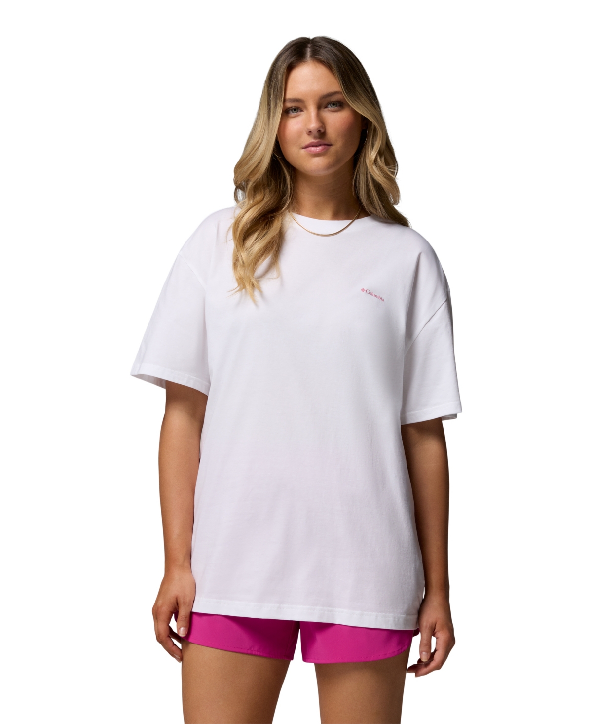 Click here for Columbia Womens Rolling Bend Oversized Tee Shirt -... prices