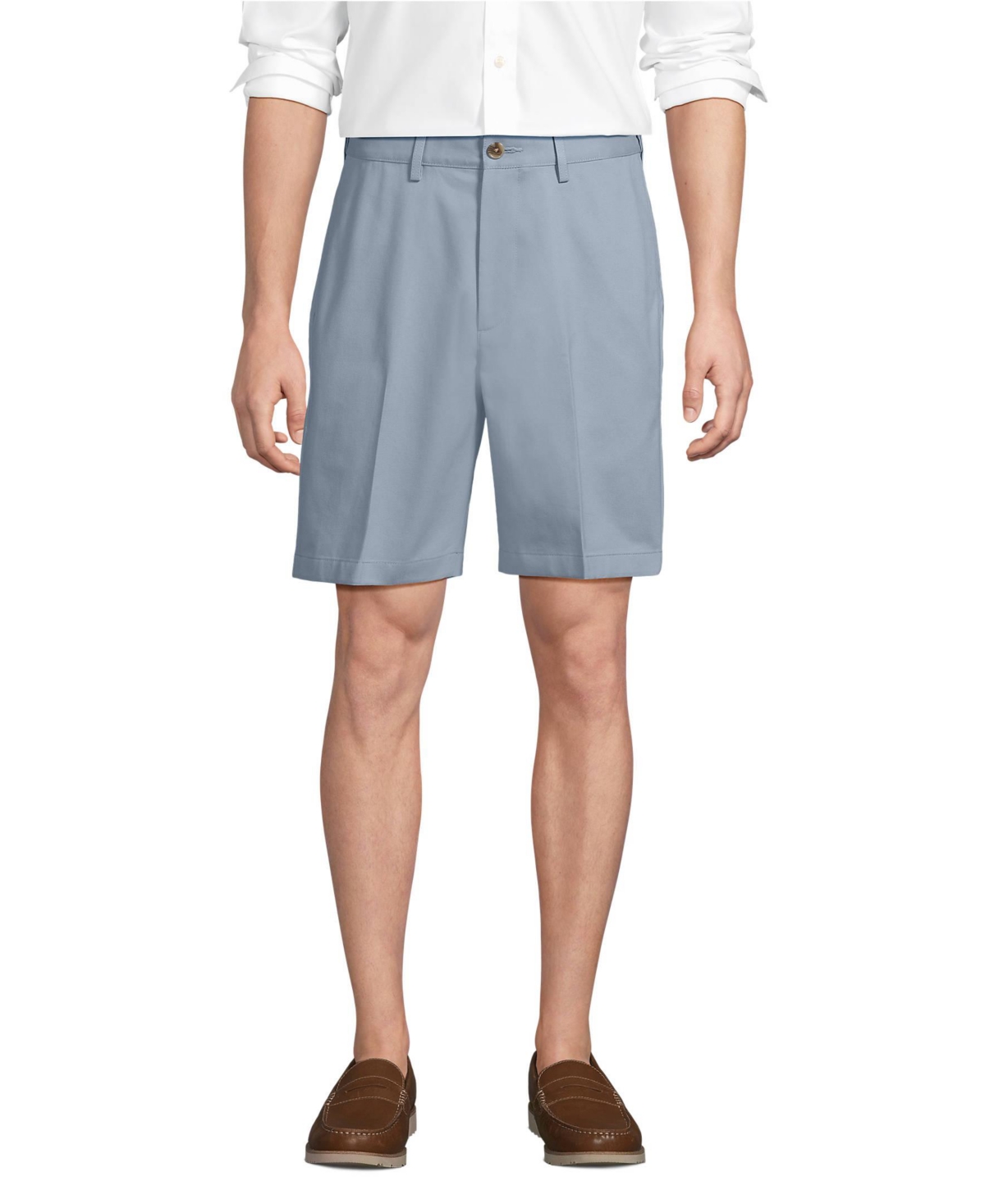 Click here for Lands End Mens No Iron 9" Comfort Waist Plain... prices