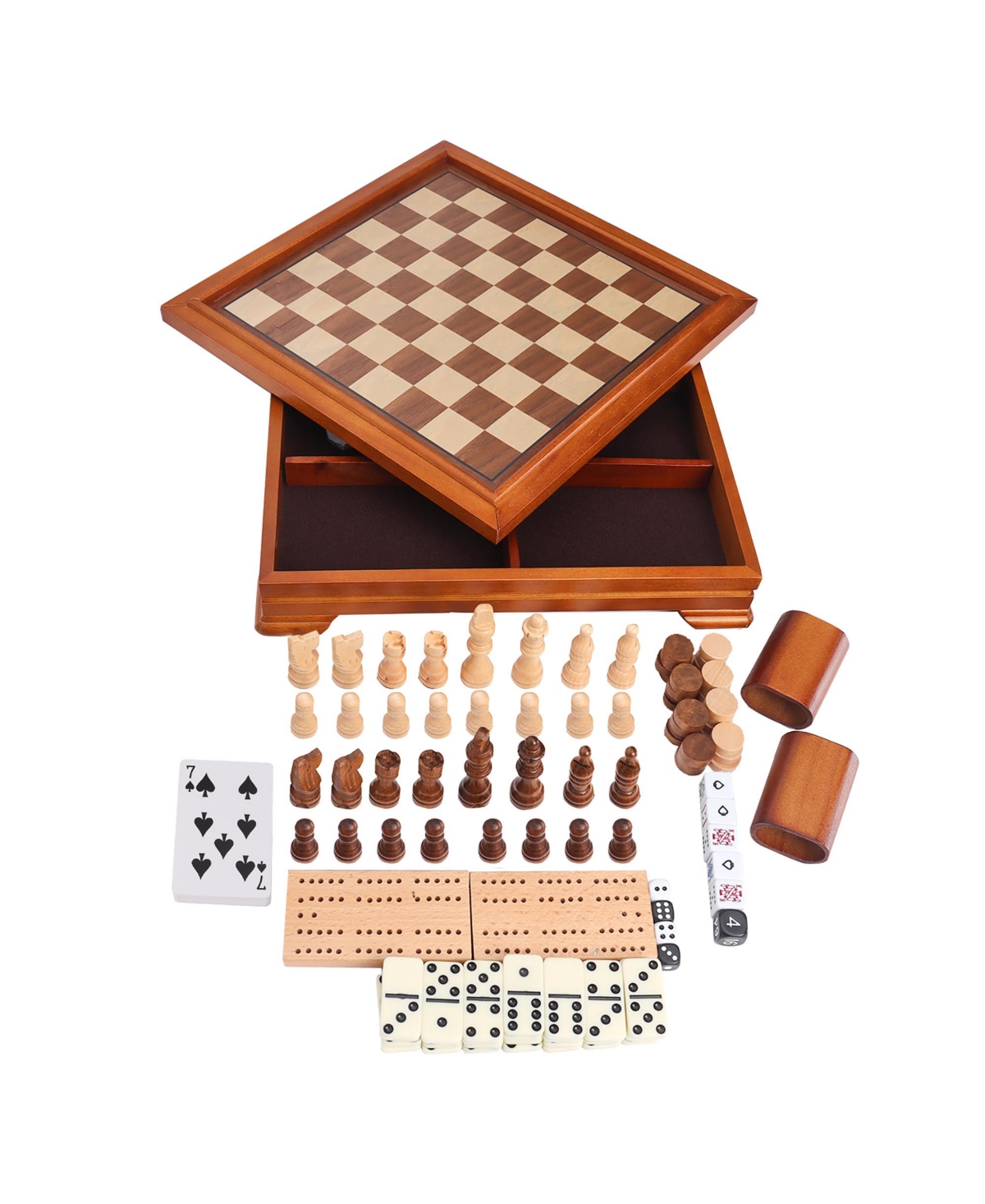 Click here for Gse Games & Sports Expert Deluxe 7 in 1 Board Game... prices