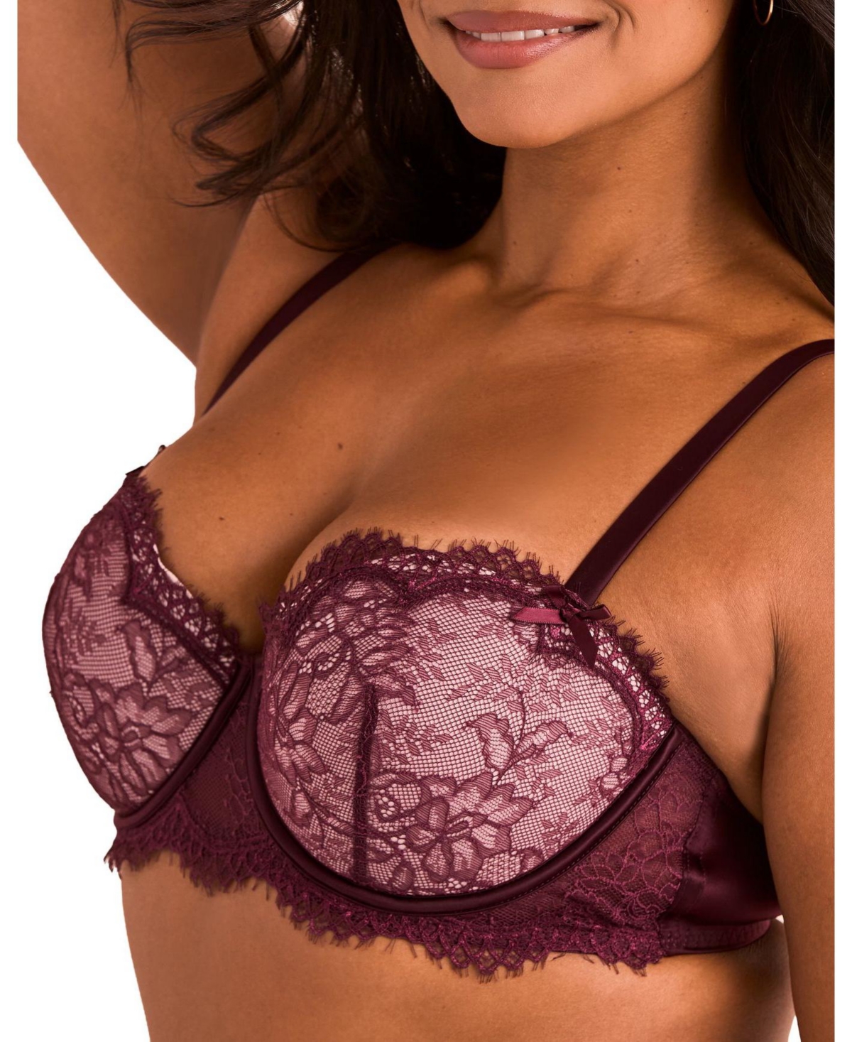 Click here for Adore Me Plus Size Karah Push Up Balconette Bra -... prices