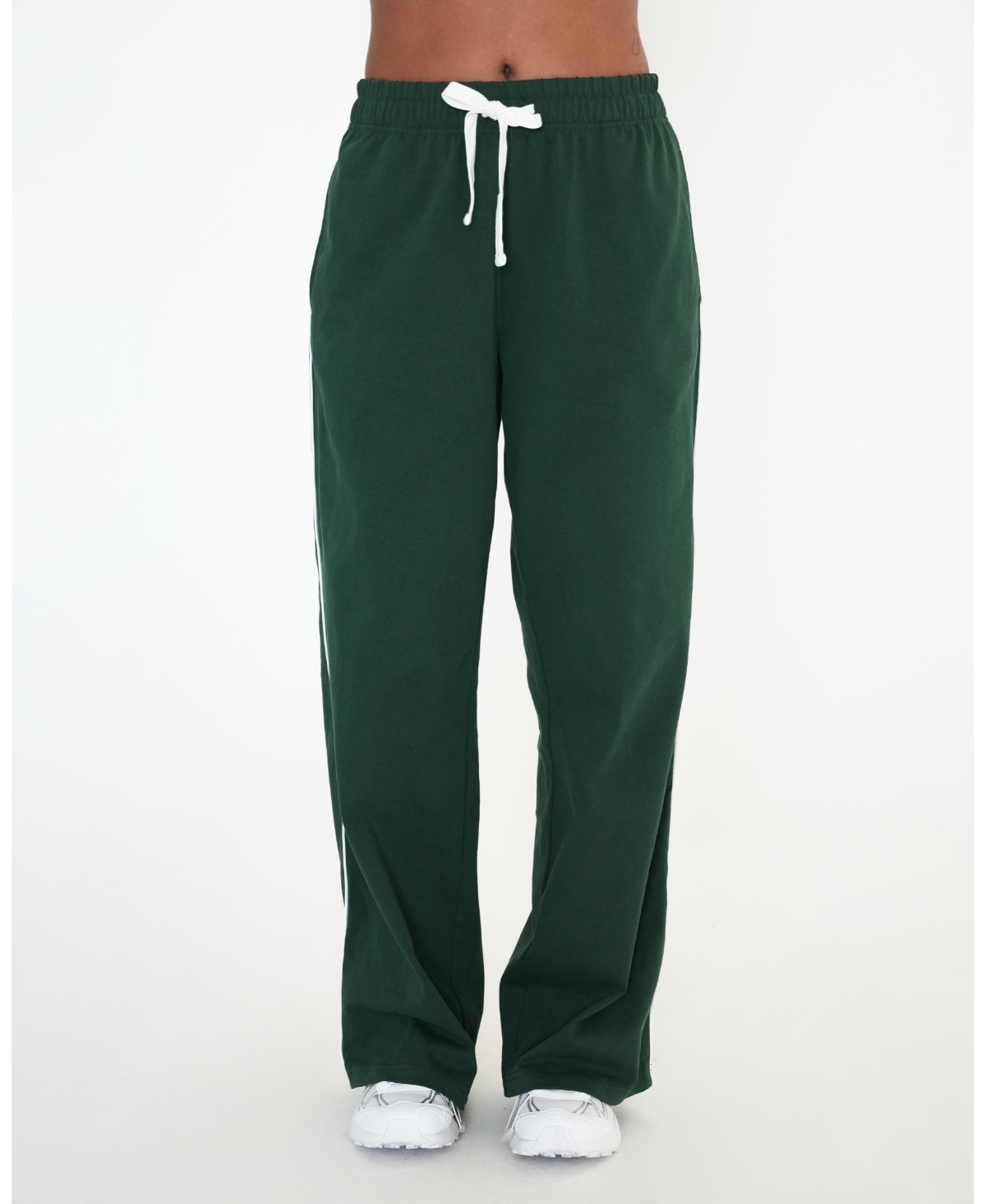 Click here for Rebody Active Womens Rugby Piping Relaxed Wide Leg... prices