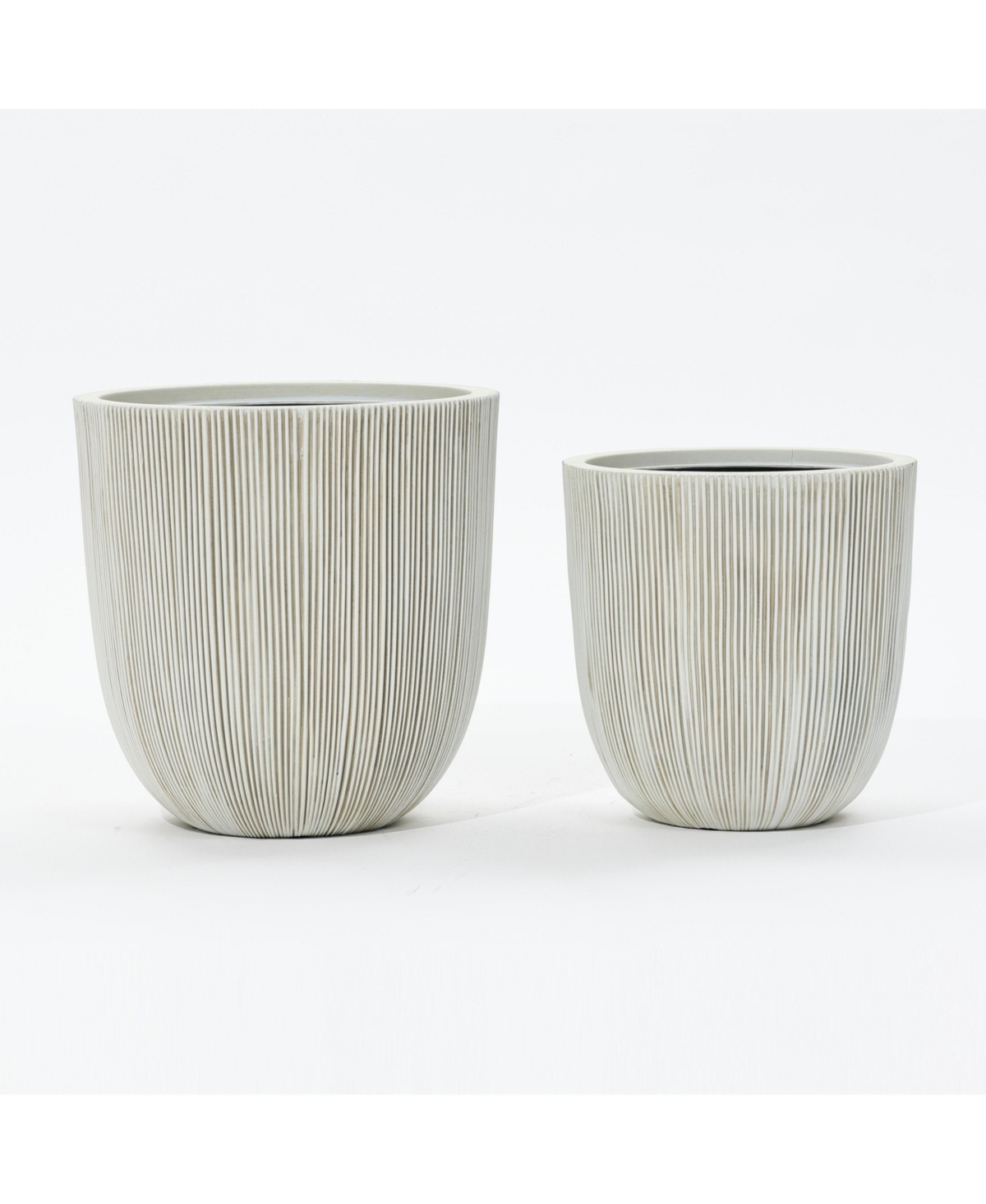 Click here for LuxenHome 2-Piece Tapered Round Plastic Planters S... prices