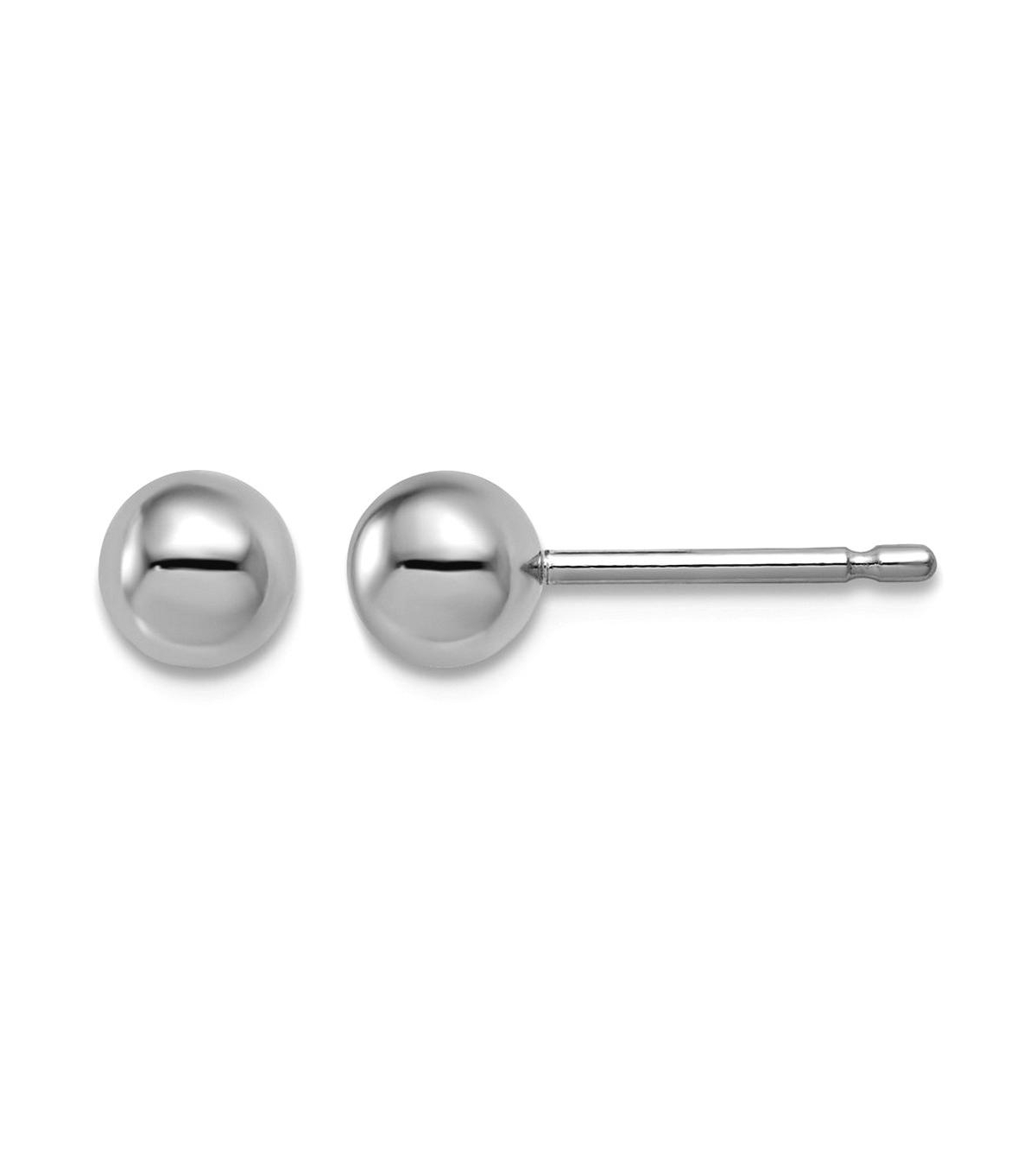 Click here for Curata Jewelry Solid 950 Platinum Classic Ball Stu... prices