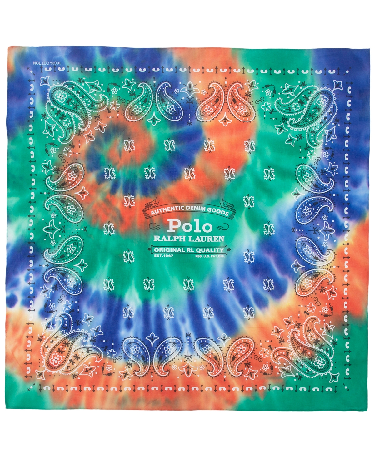 Click here for Polo Ralph Lauren Mens Tie Dye Bandana - Multi prices