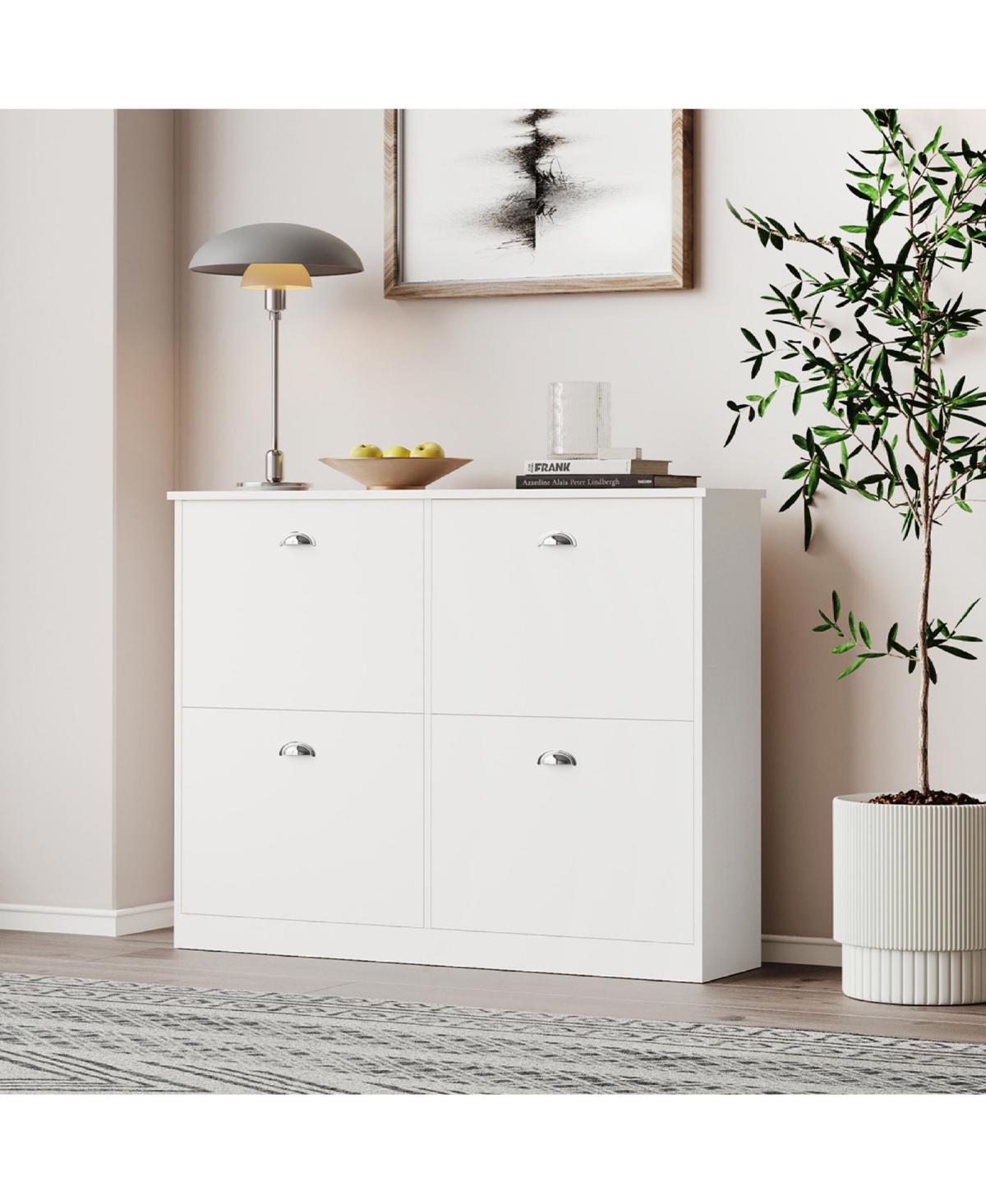 Click here for Rainsken Hidden Slim Narrow Shoe Rack Cabinet - Wa... prices