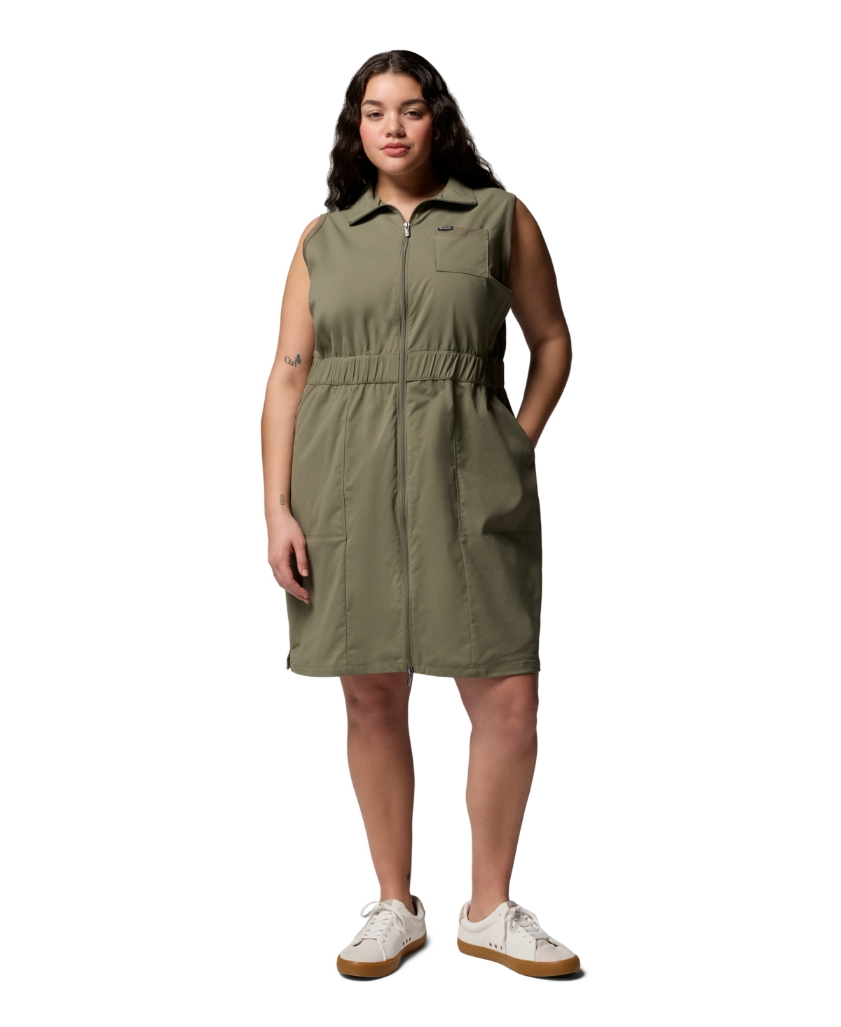Click here for Columbia Plus Size Leslie Falls Collared Active Dr... prices