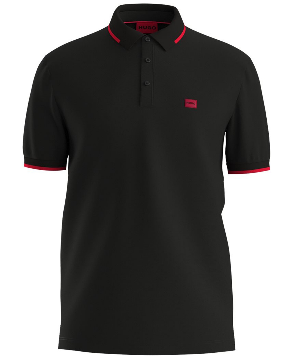 Click here for Hugo Boss Mens Deresino Slim Fit Polo Shirt - Blac... prices