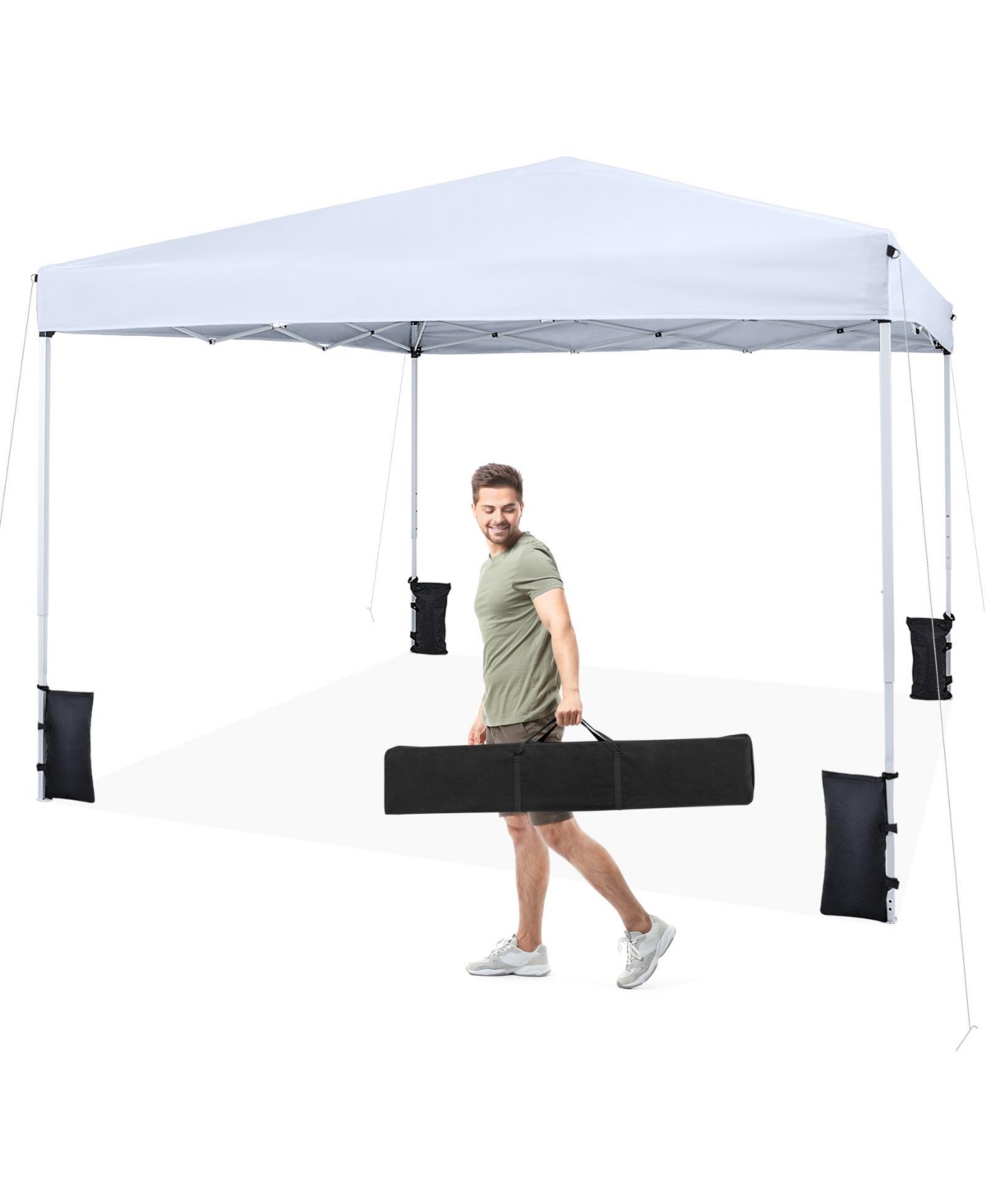 Click here for Mecale 10x10 ft Pop-Up Canopy Tent with Carry Bag... prices
