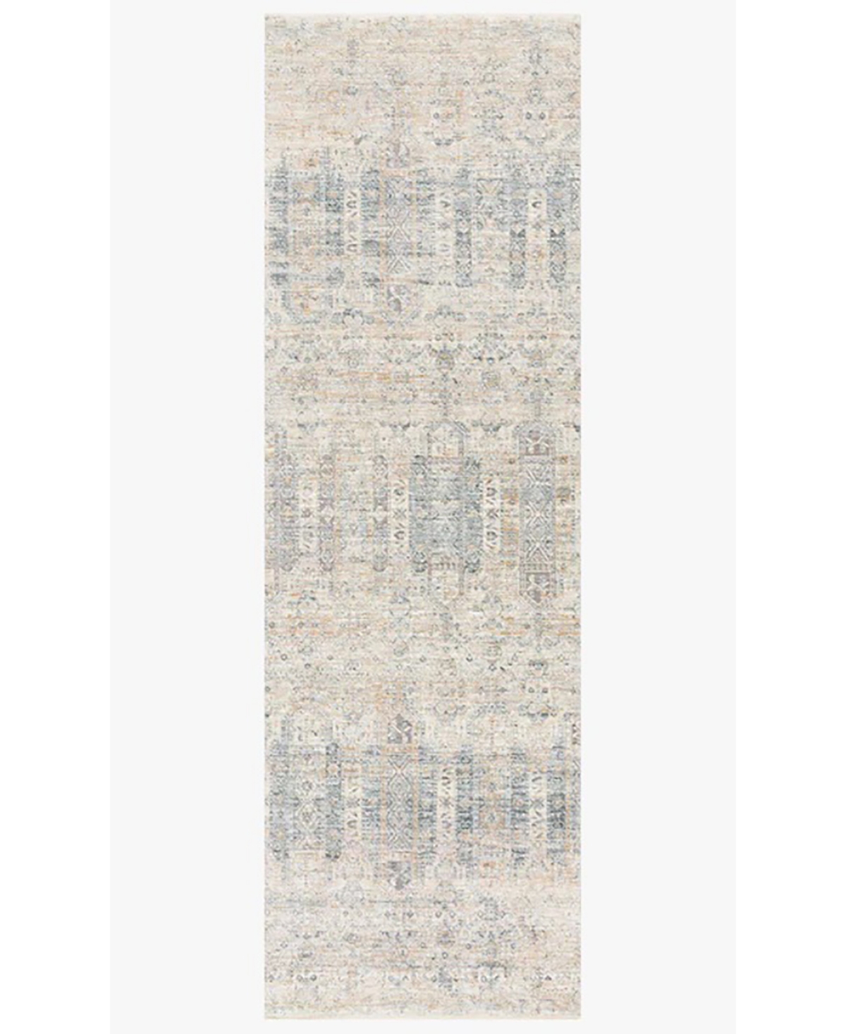 Click here for Loloi Pandora Pan-02 Ivory/Mist 26 x 8 Runner Area... prices