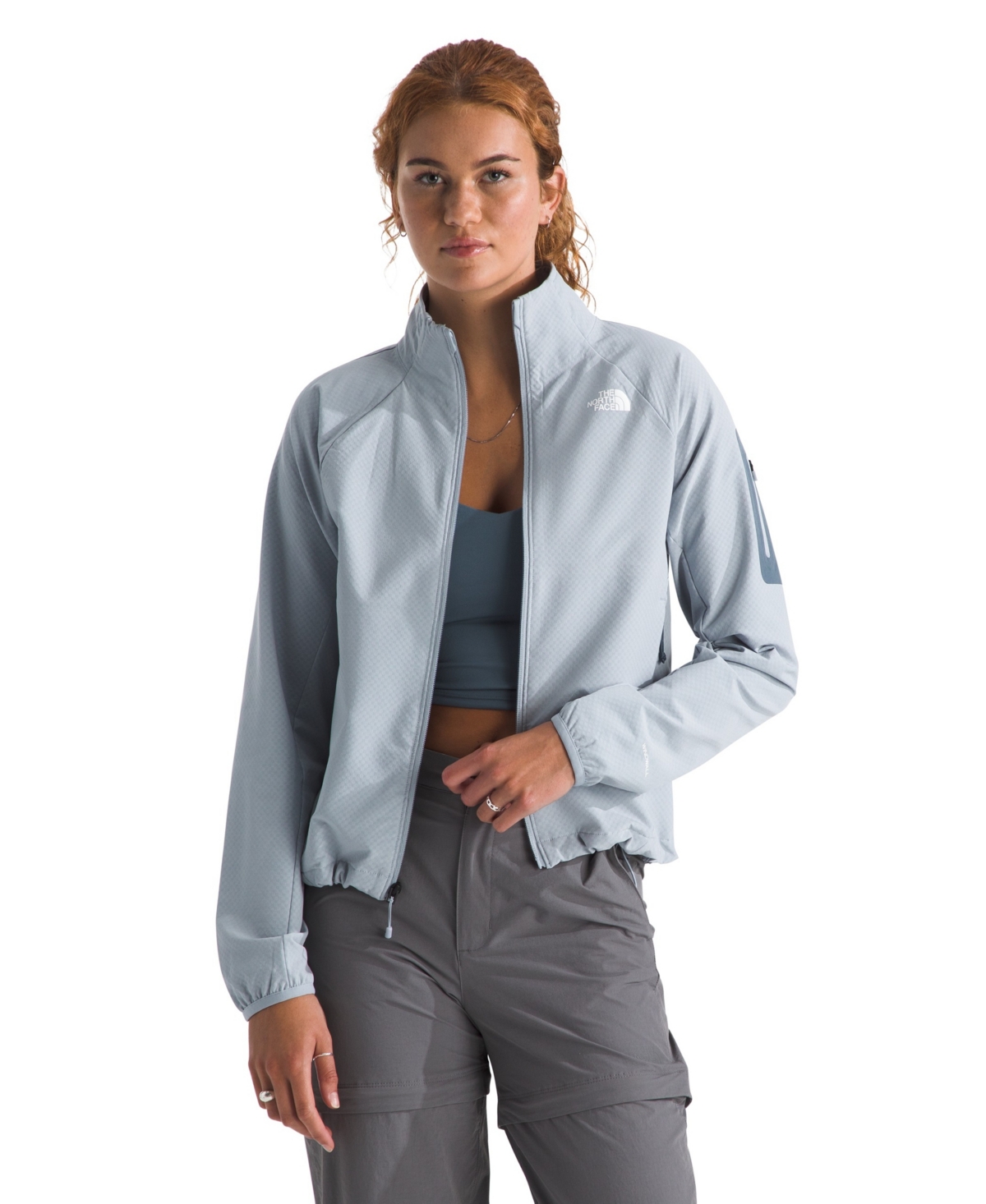 Click here for The North Face Womens Osito Lux Jacket - Frost Gre... prices