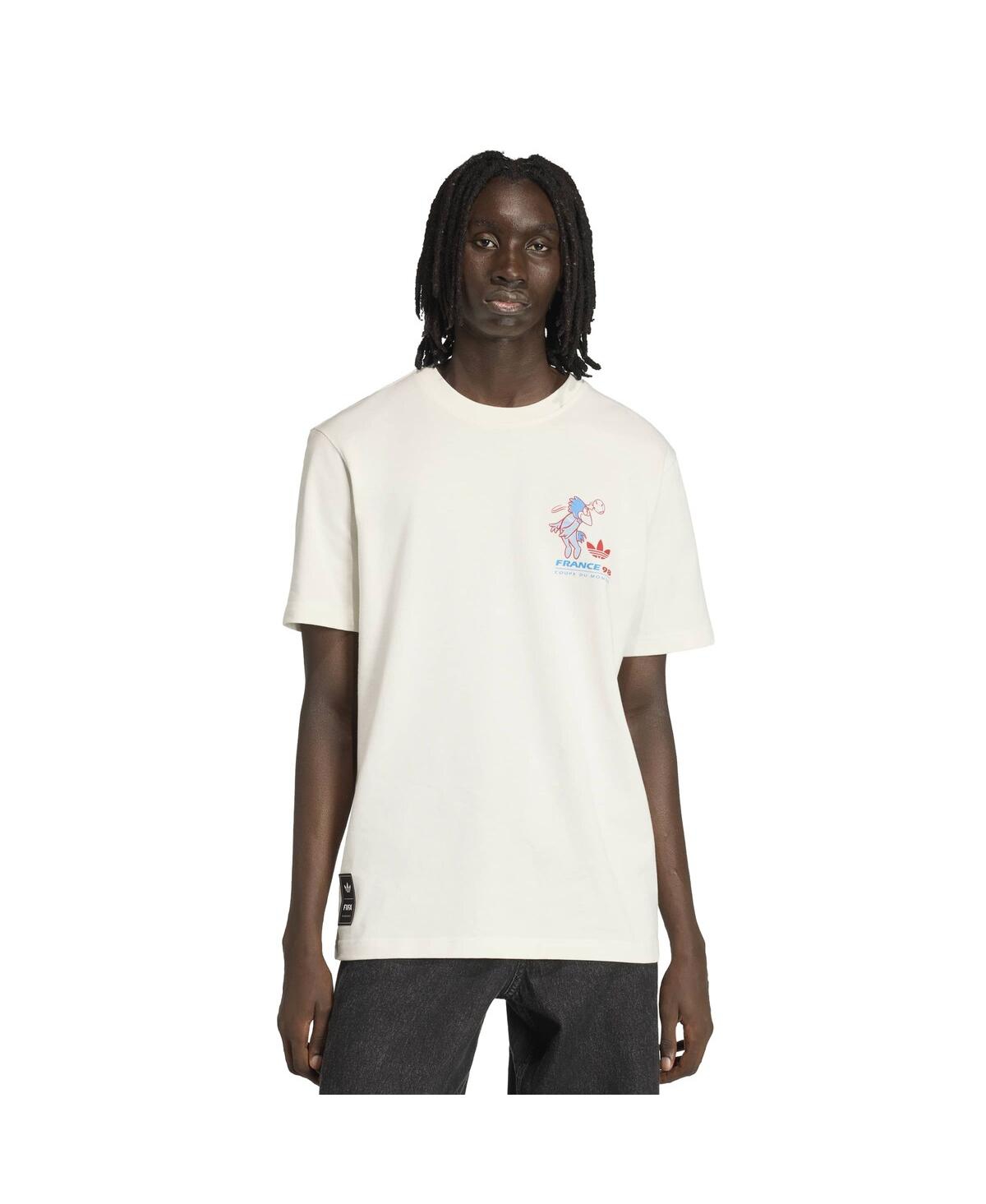 Click here for Adidas Mens White 1998 Fifa World Cup Footix Masco... prices