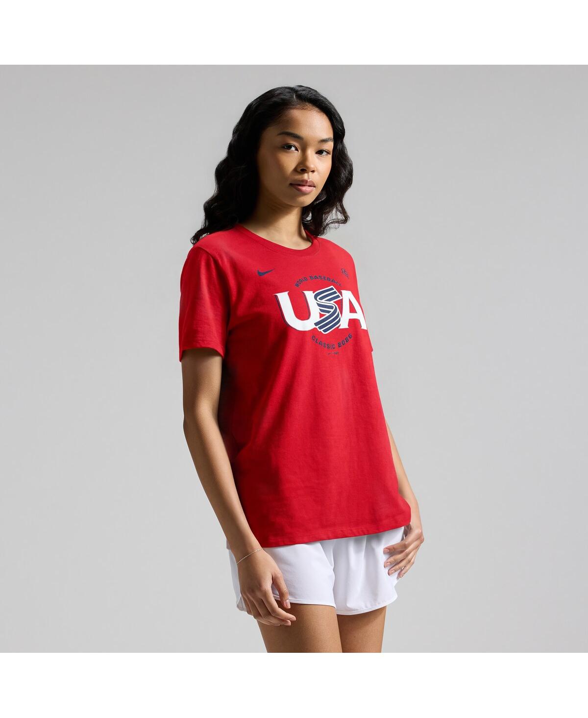Click here for Nike Womens Red Usa Baseball 2026 World Baseball C... prices