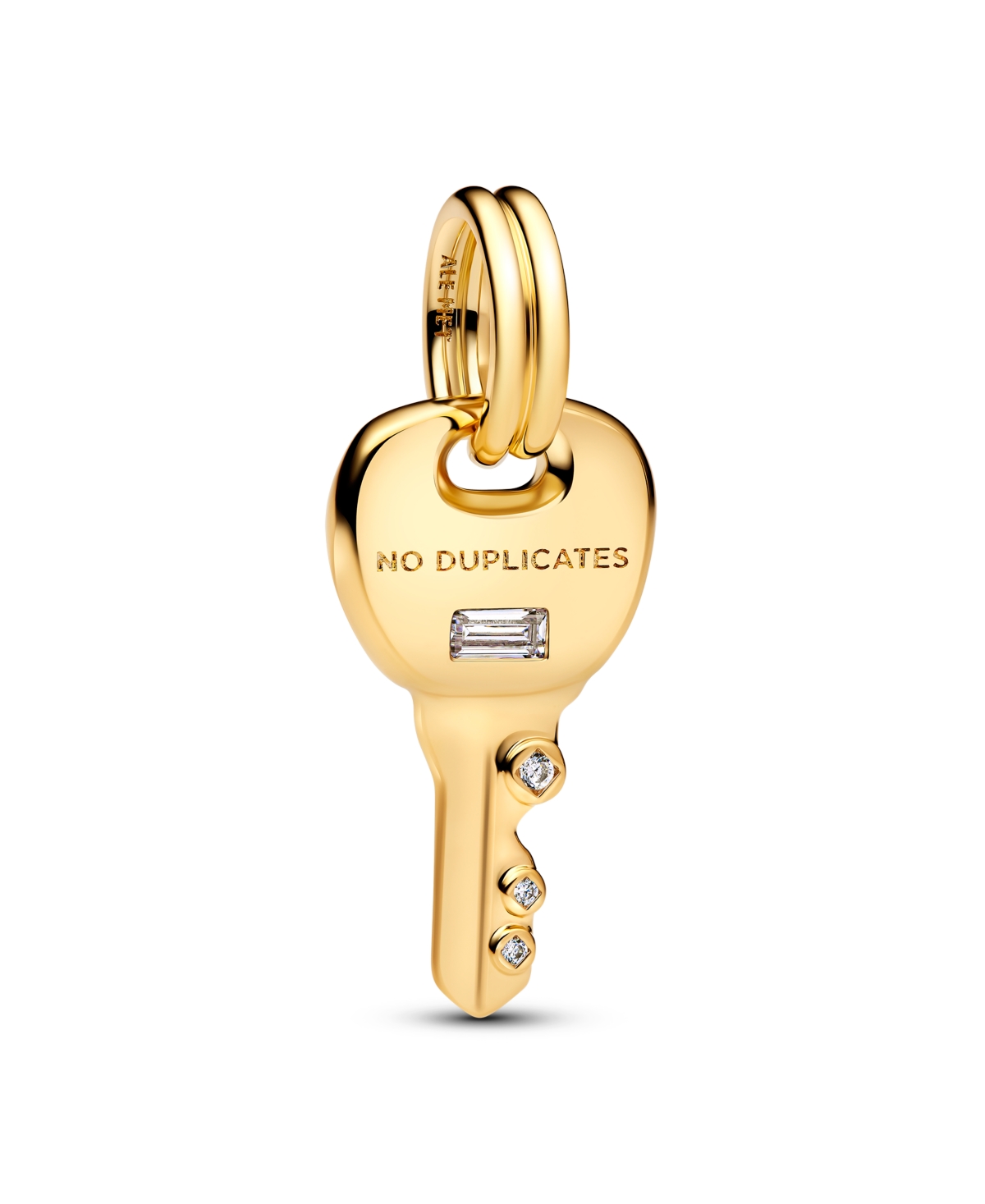 Click here for Pandora Key Dangle Charm - Gold prices