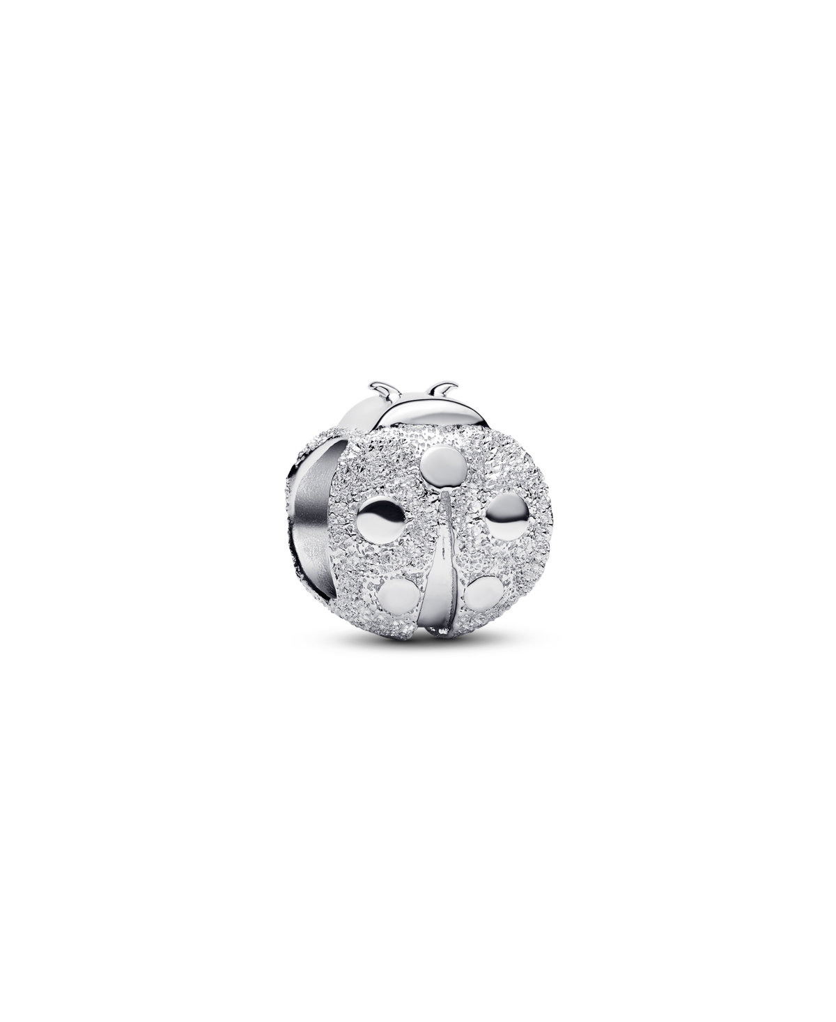 Click here for Pandora Textured Ladybird Mini Charm - Silver prices