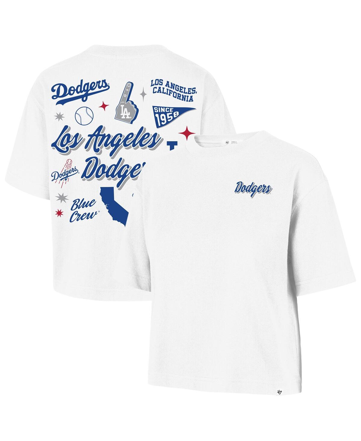 Click here for 47 Brand Womens White Los Angeles Dodgers Collage... prices