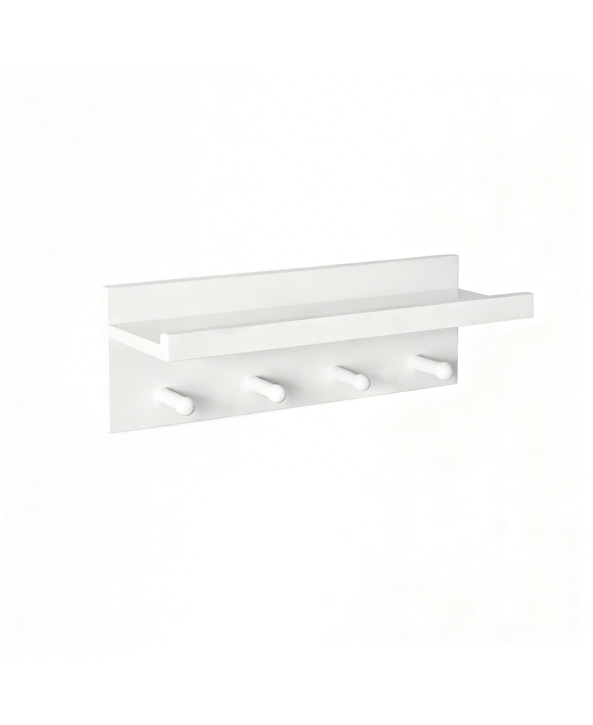 Click here for Yigii Solid Wood Wall Hook Shelf for Bathroom/Kitc... prices
