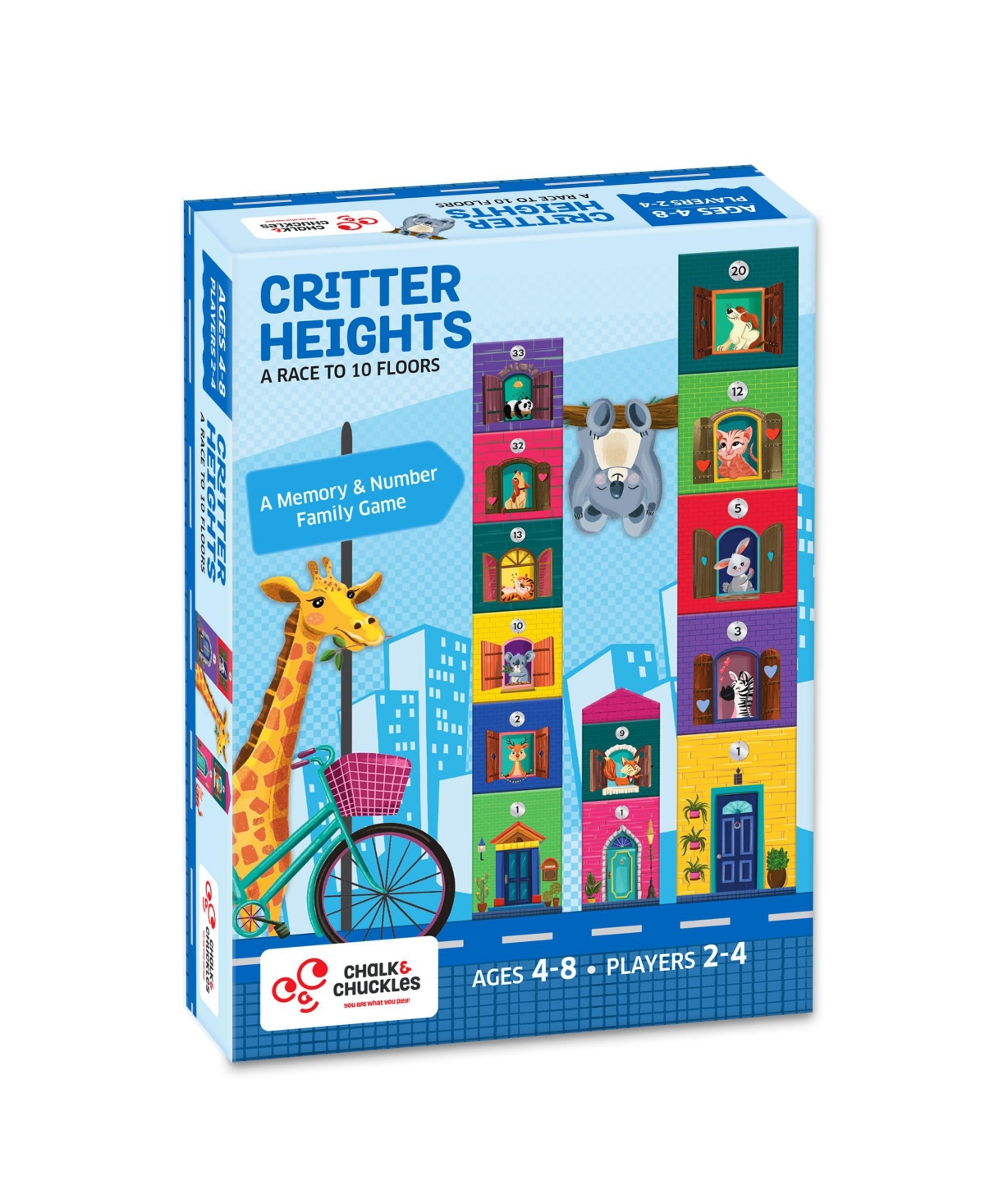 Click here for Chalk & Chuckles Critter Heights prices