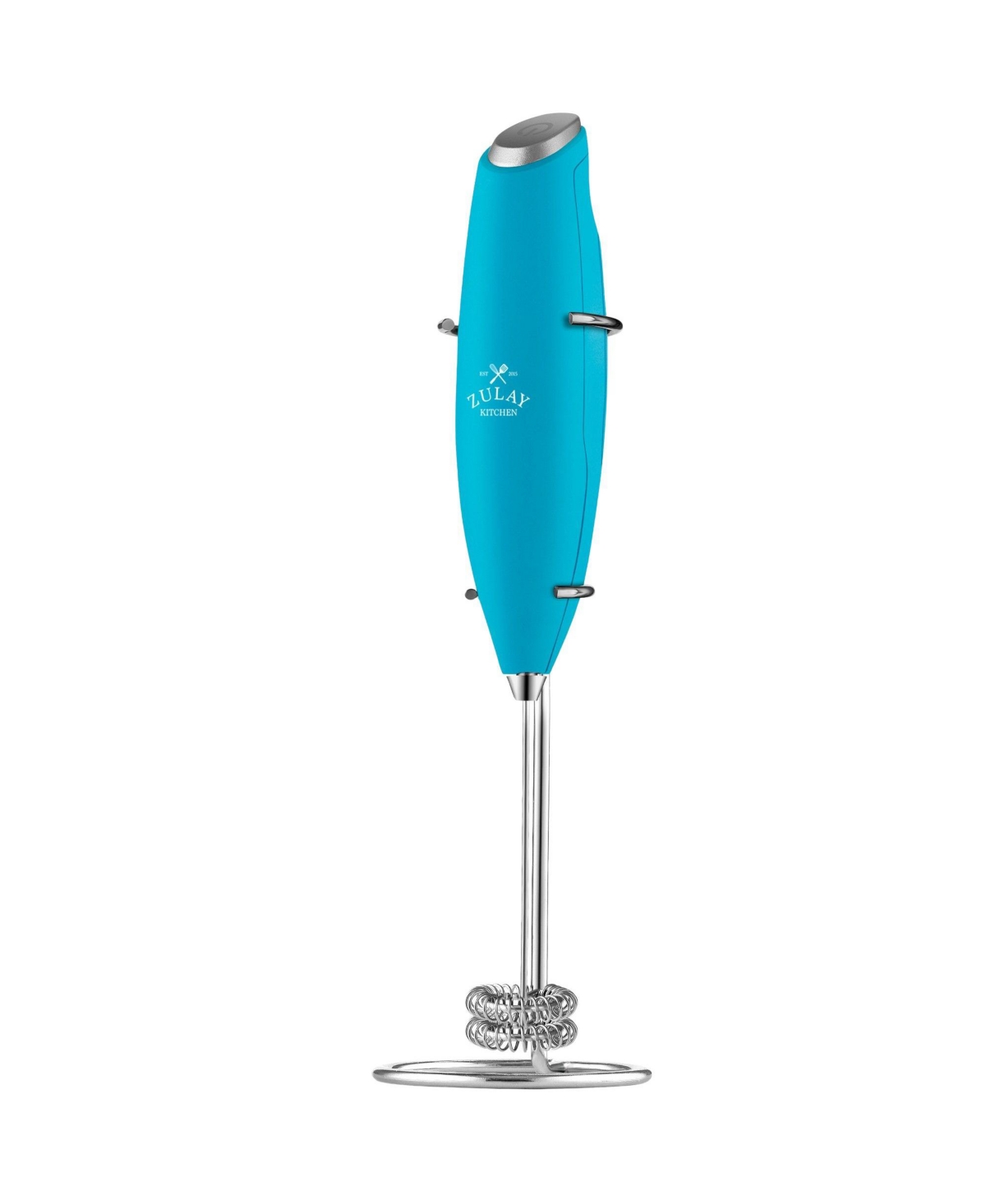 Click here for Double Whisk Milk Frother With Stand - Teal prices