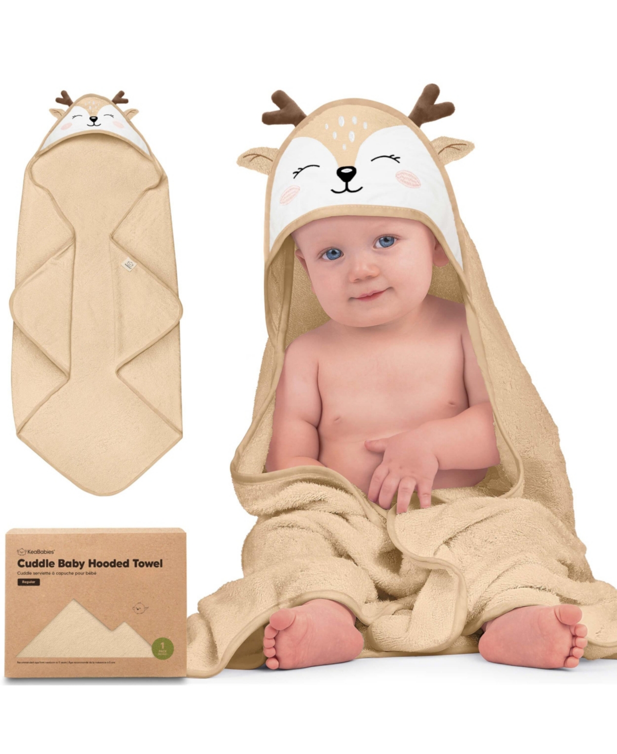 Click here for KeaBabies Cuddle Baby Hooded Towel  Baby Bath Towe... prices