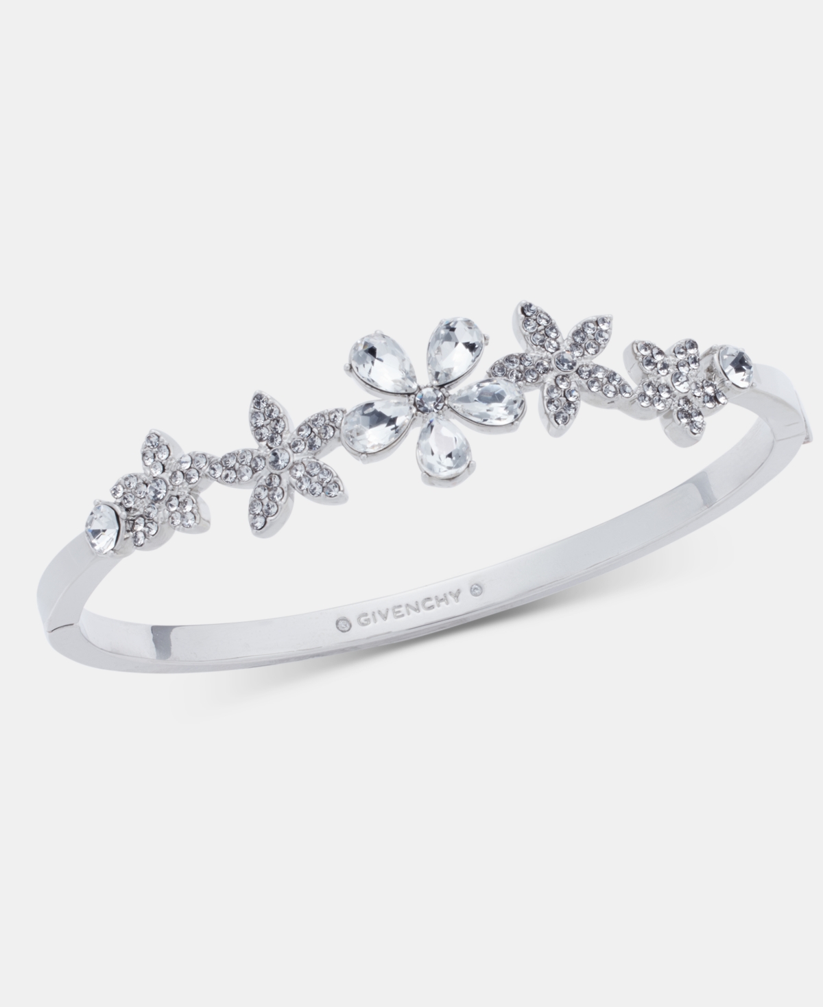 Click here for Givenchy Crystal Flower Bangle Bracelet - Crystal... prices