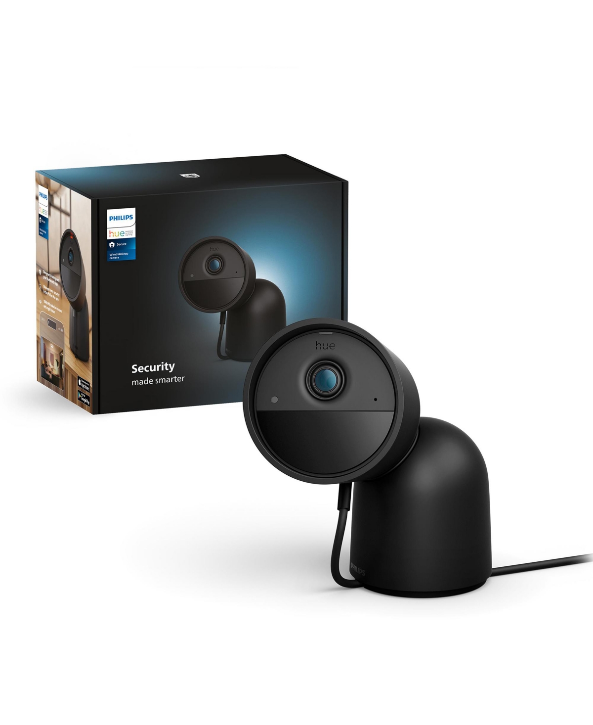 Click here for Philips Hue Secure Wired Camera with Desktop Stand prices