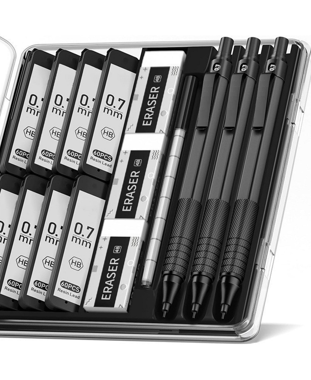 Click here for Htutwoo 0.7mm Metal Mechanical Pencil Set - 3PCS A... prices