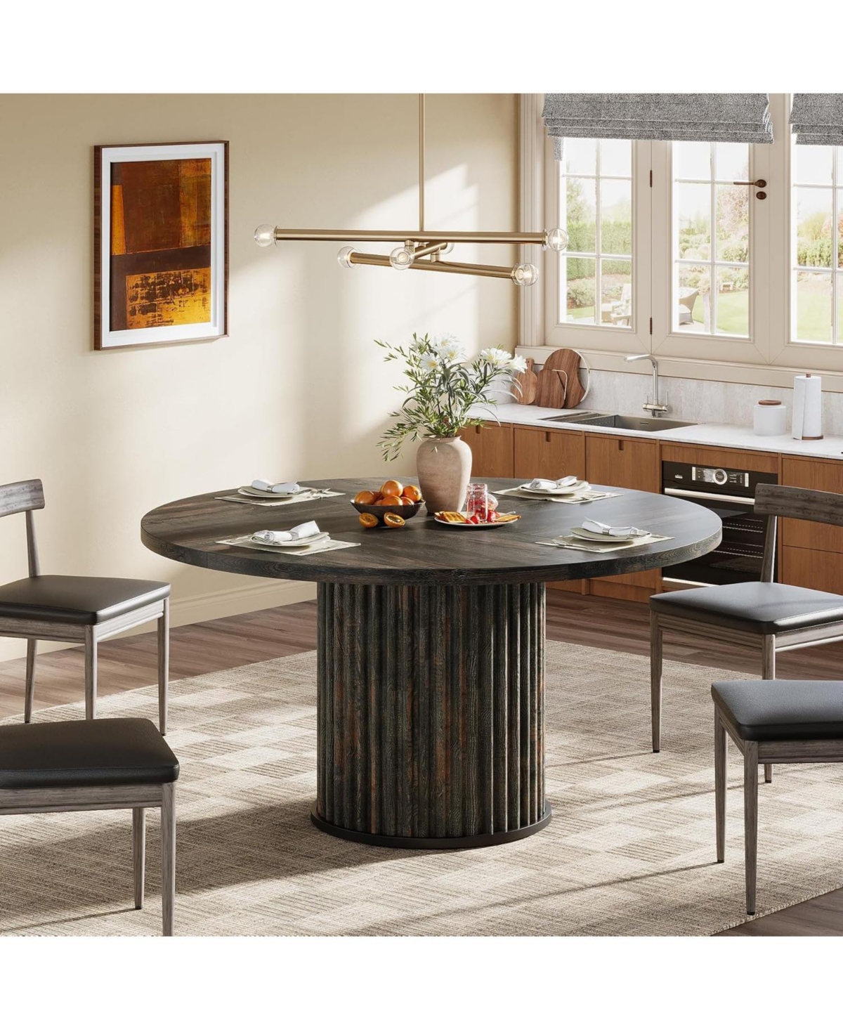 Click here for Tribesigns 47.24-Inch Round Dining Table for 4-6 P... prices