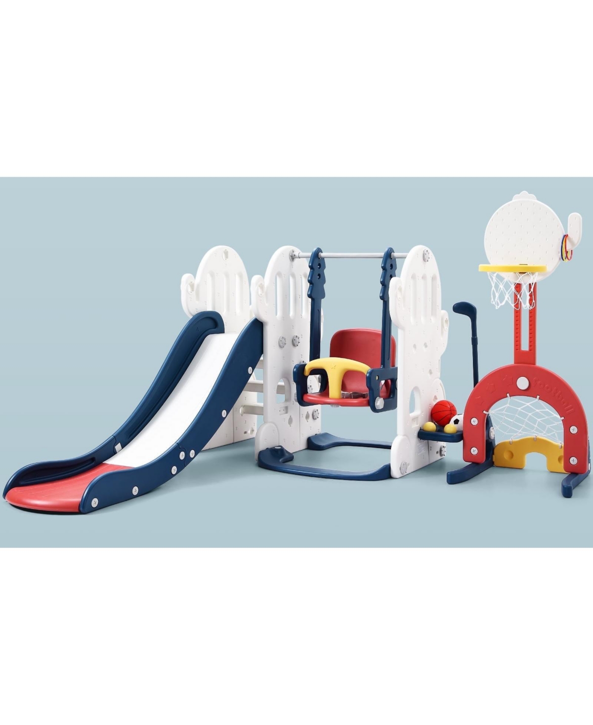 Click here for gaomon 7 in 1 Toddler Slide and Swing Set with Sli... prices